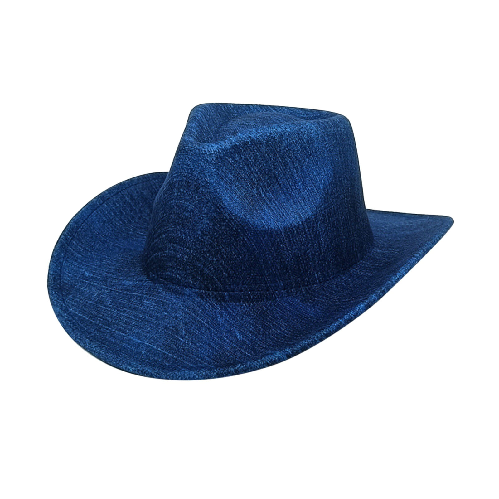 Prolriy Cowboy Hat Women's Big Brim Cowboy Hat Western Bowler Hat ...