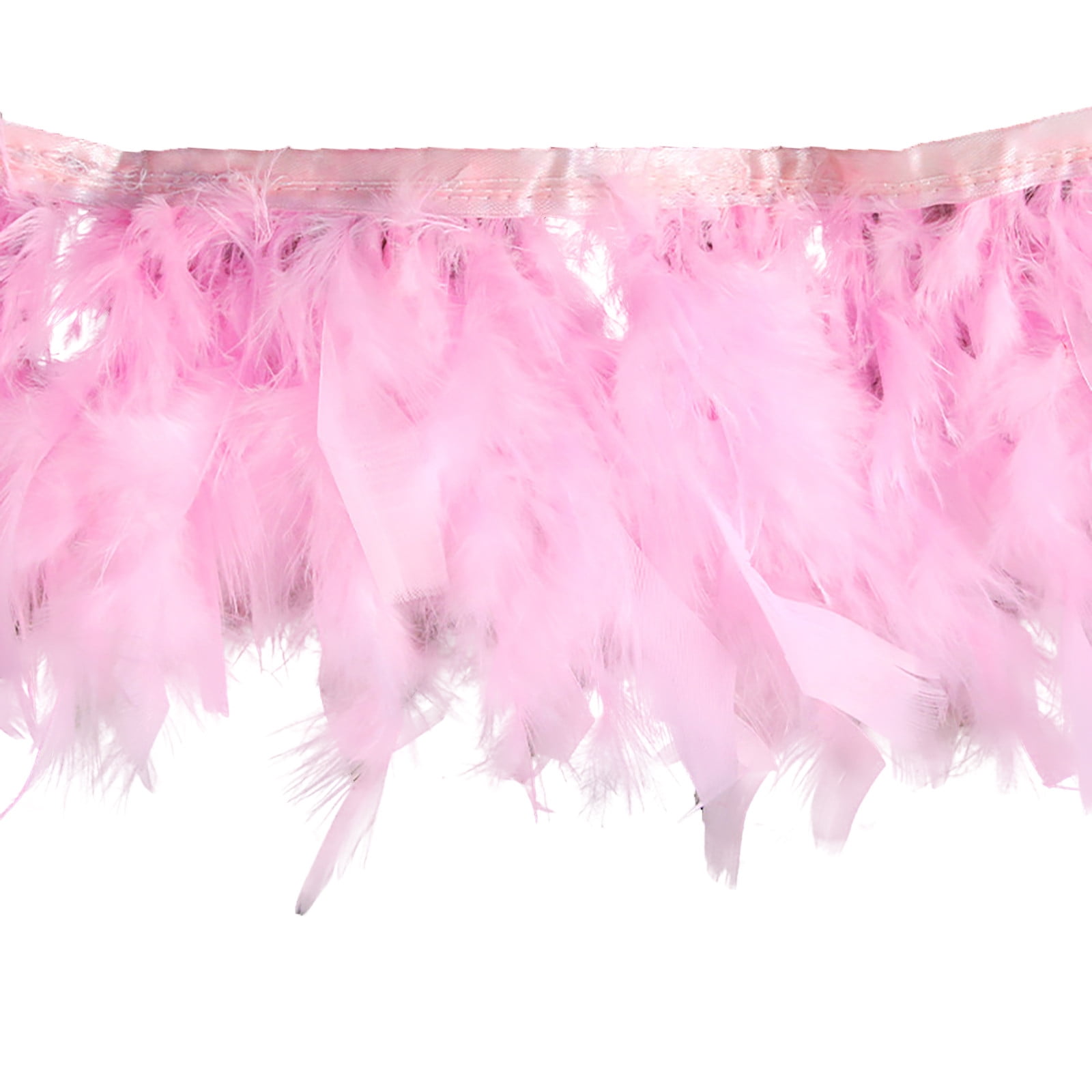 Prolriy Hangs Clearance 100cm 10 to 13CM Turkey Feather Trim Fringe for ...