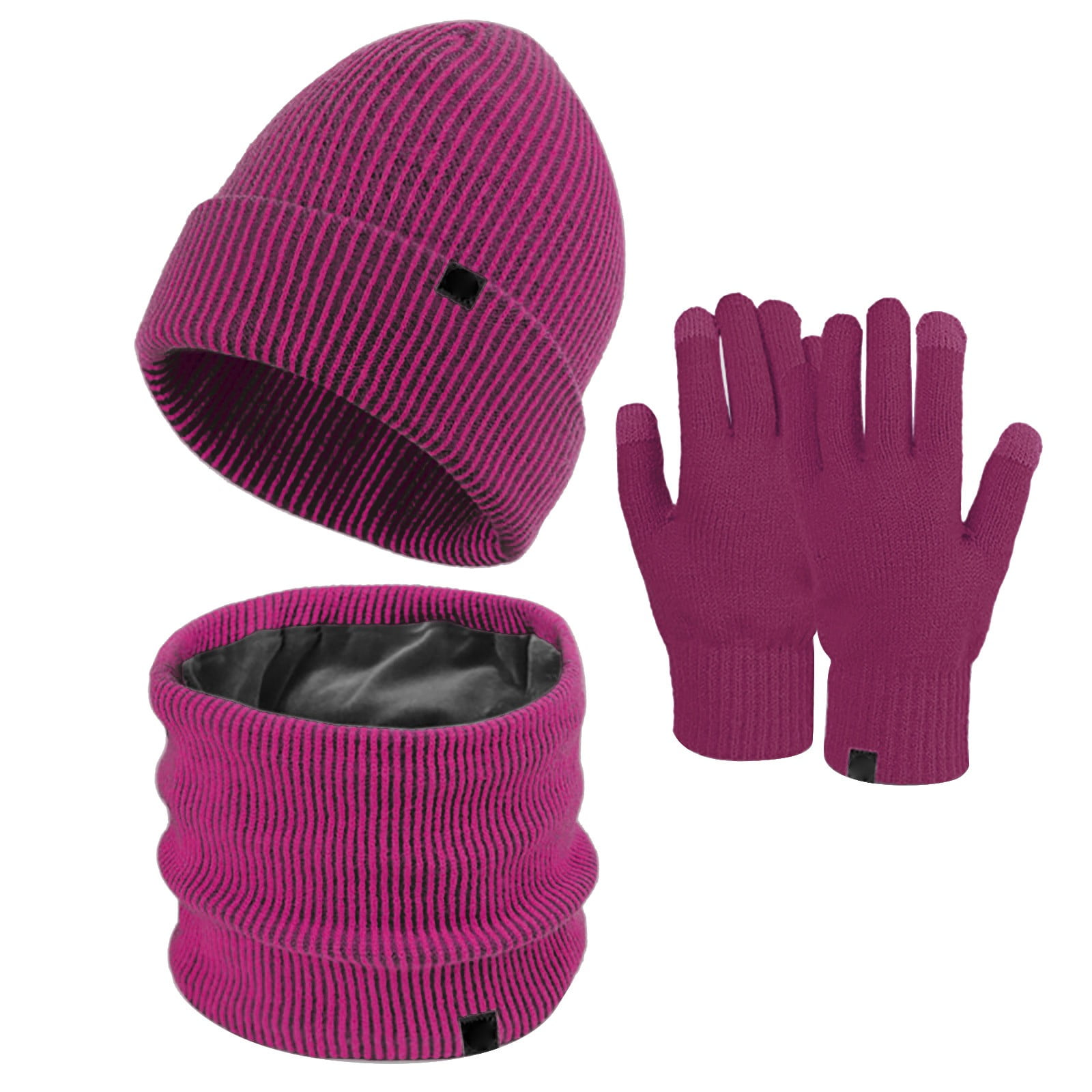 Prolriy Hat and Scarf Set for Women, Women&Men Autumn Winter Warm Cute ...