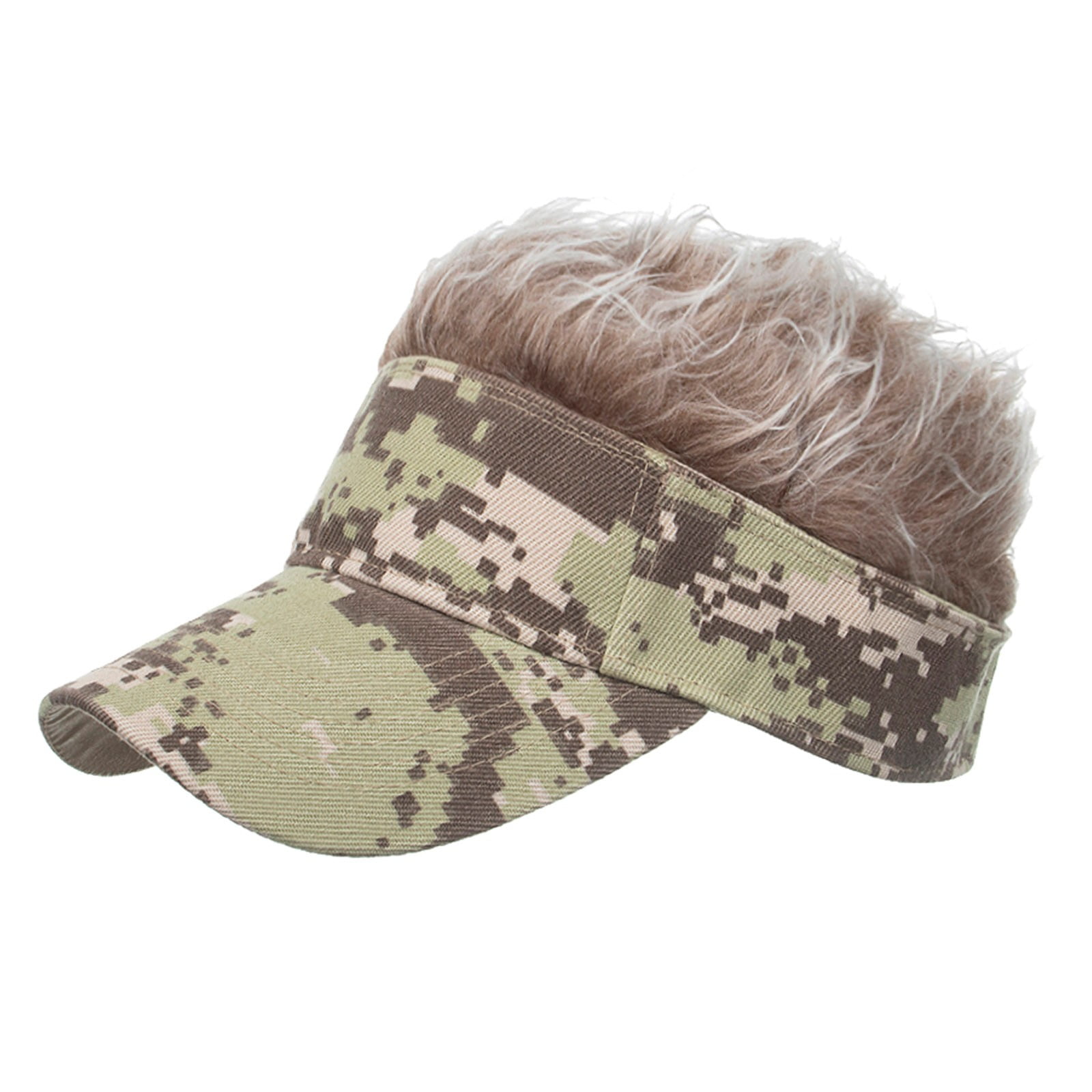 Prolriy Human Hair Wig Hop Adjustable Baseball Hip Hat Beach Fashion ...