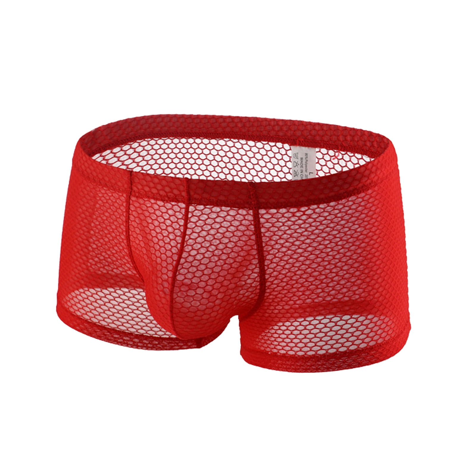 Prolriy Mens Panties Men's Briefs Underpants Mesh Breathable Underwear ...