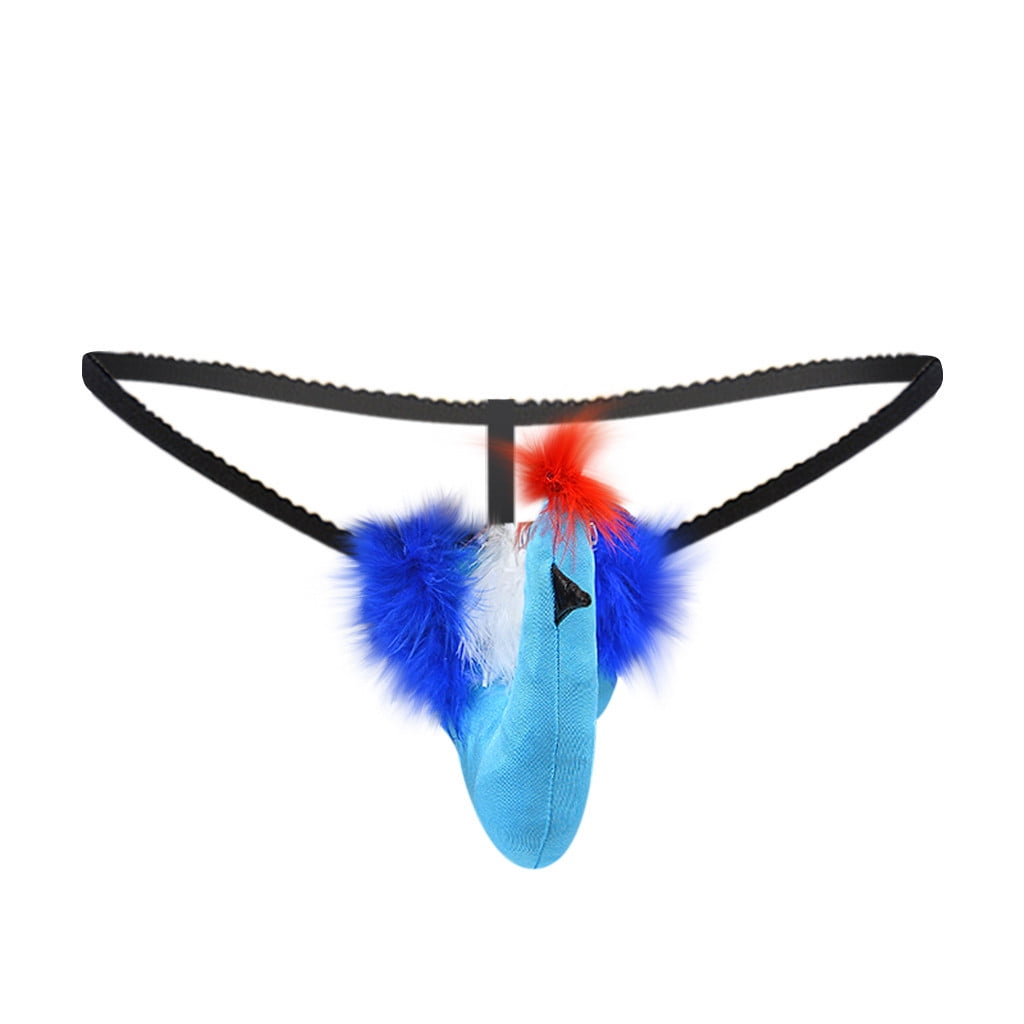Prolriy Mens Thong Fashion G-String Thong Underwear T-Back Men's Briefs ...