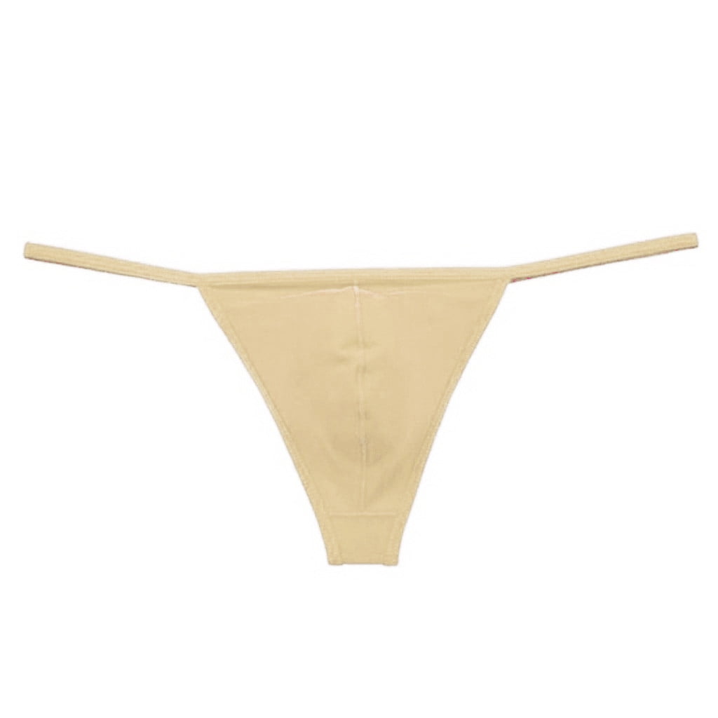 Prolriy Mens Thong Mens Underpants Open Waist Thong Back Underwear G