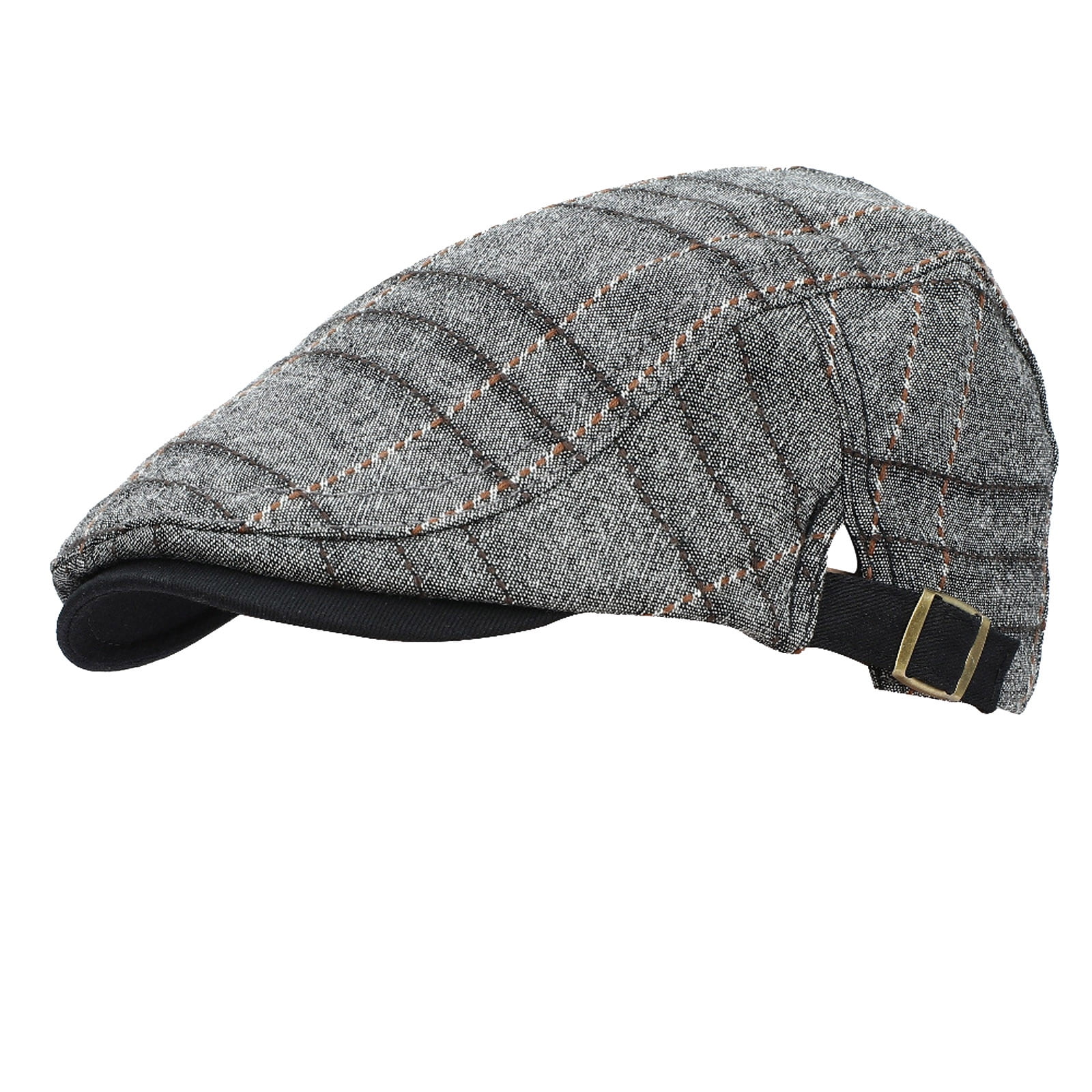 Prolriy Newsboy Hats for Men Flat Mens Hats Women Men British Hat ...