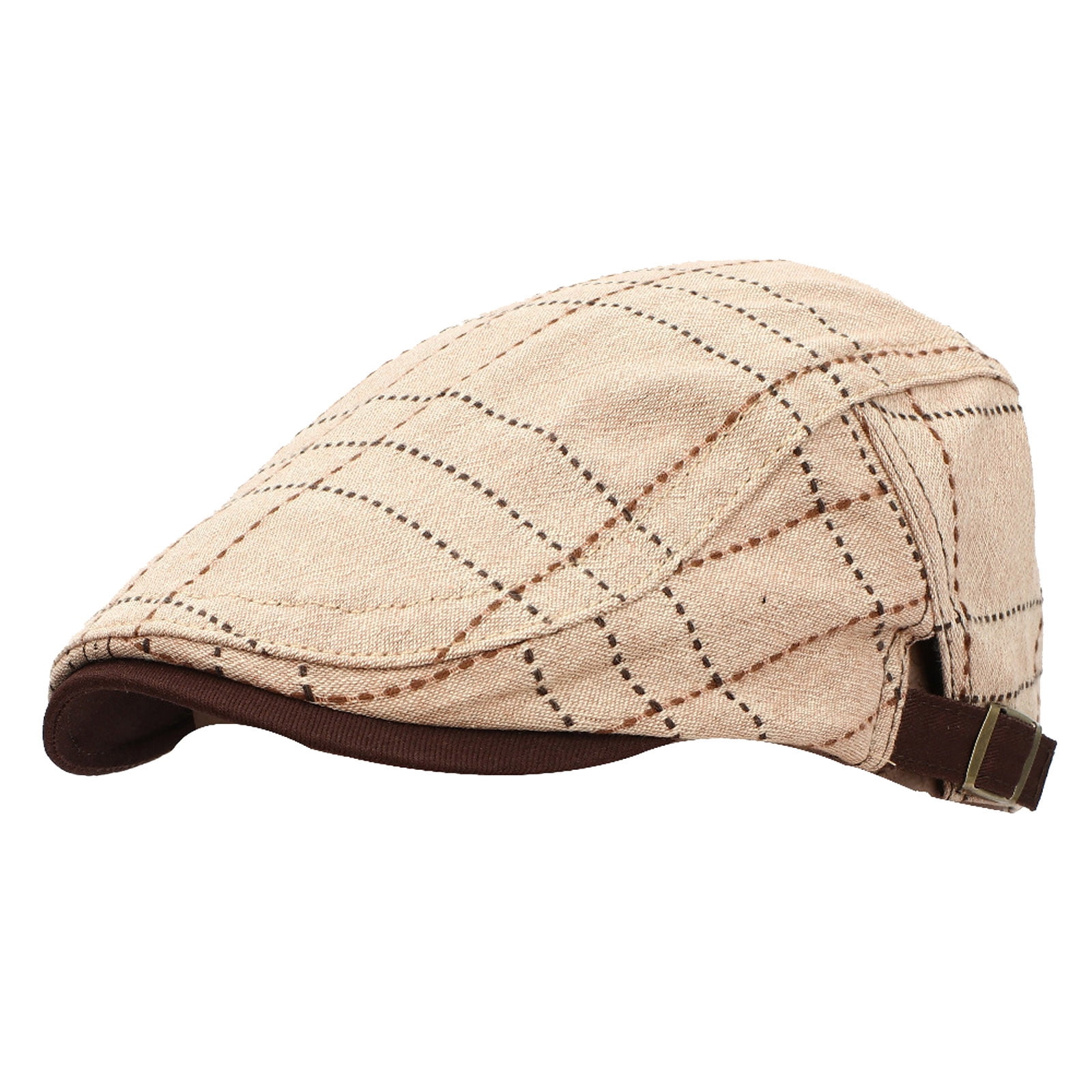 Prolriy Newsboy Hats for Men Flat Mens Hats Women Men British Hat ...