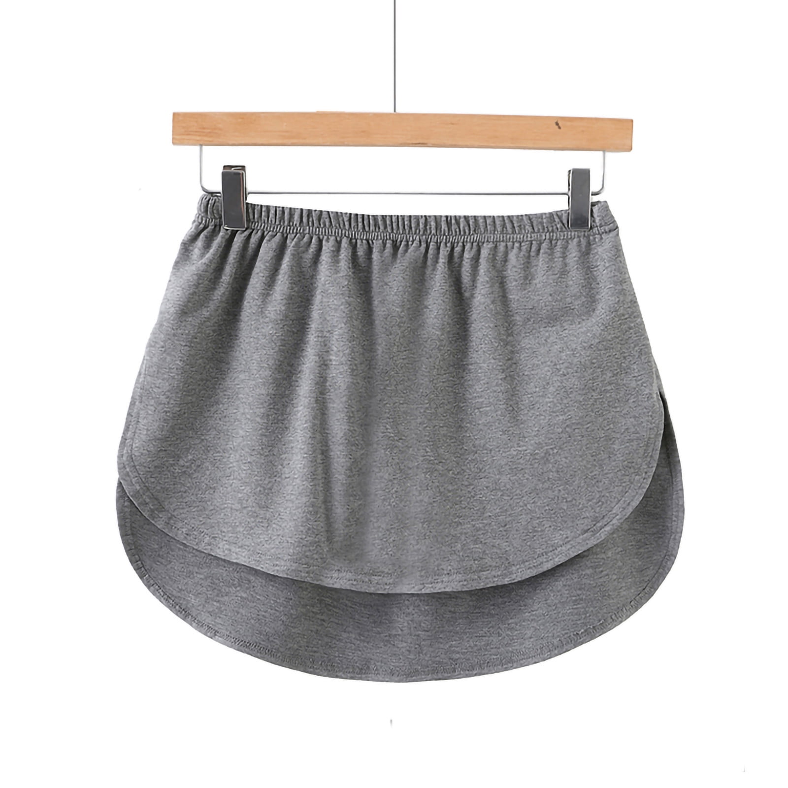 Prolriy Shirt Extender for Women Layering Layered Skirt Women's Plus ...