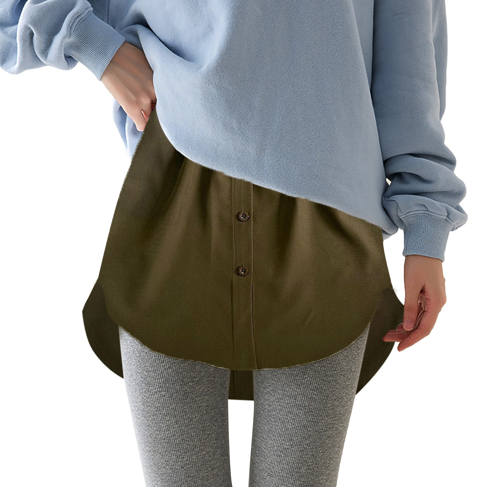 Prolriy Shirt Extender for Women, Women's Mini Adjustable Shirt ...