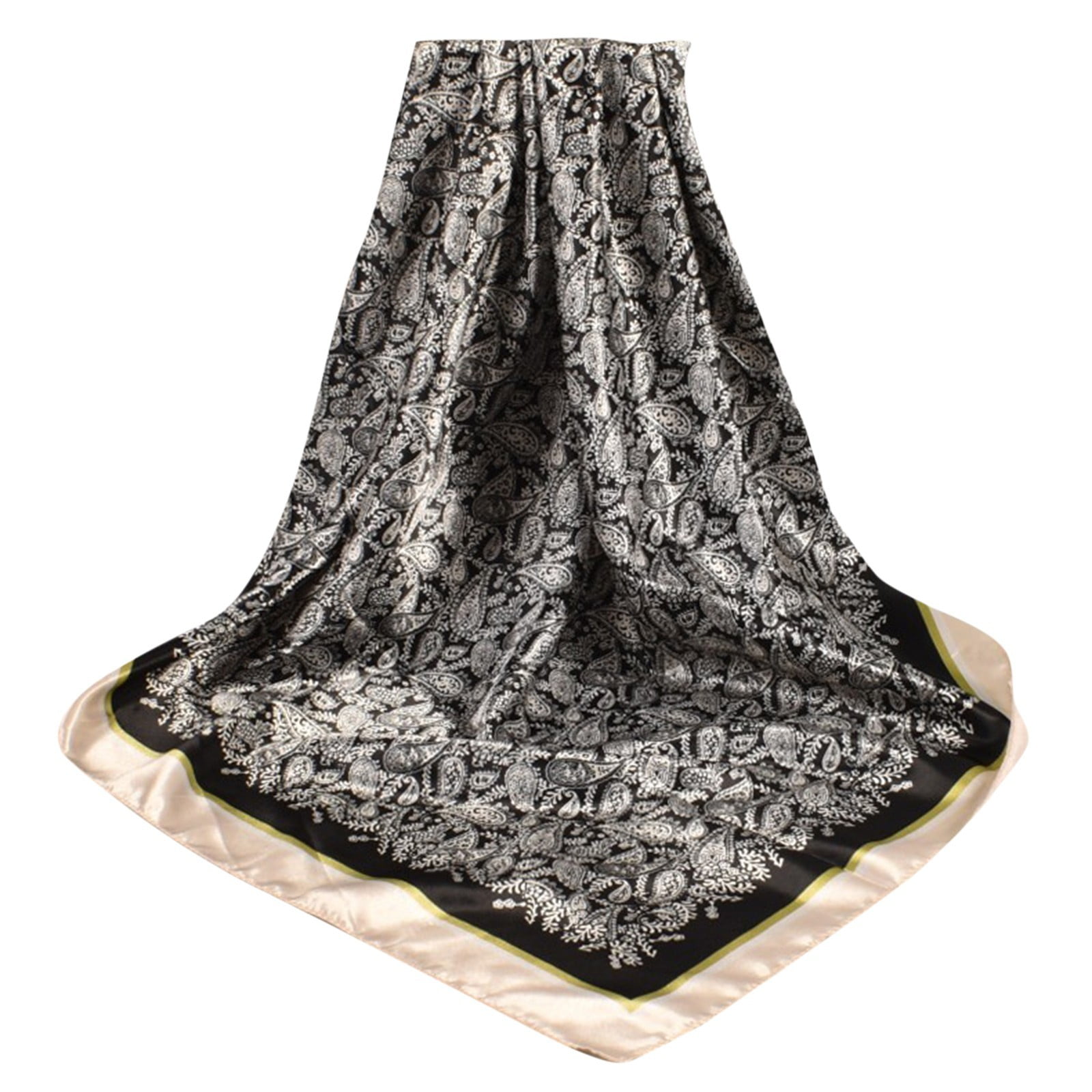 Prolriy Silk Bandanas for Women, Womens Spring Summer Prints Satin ...
