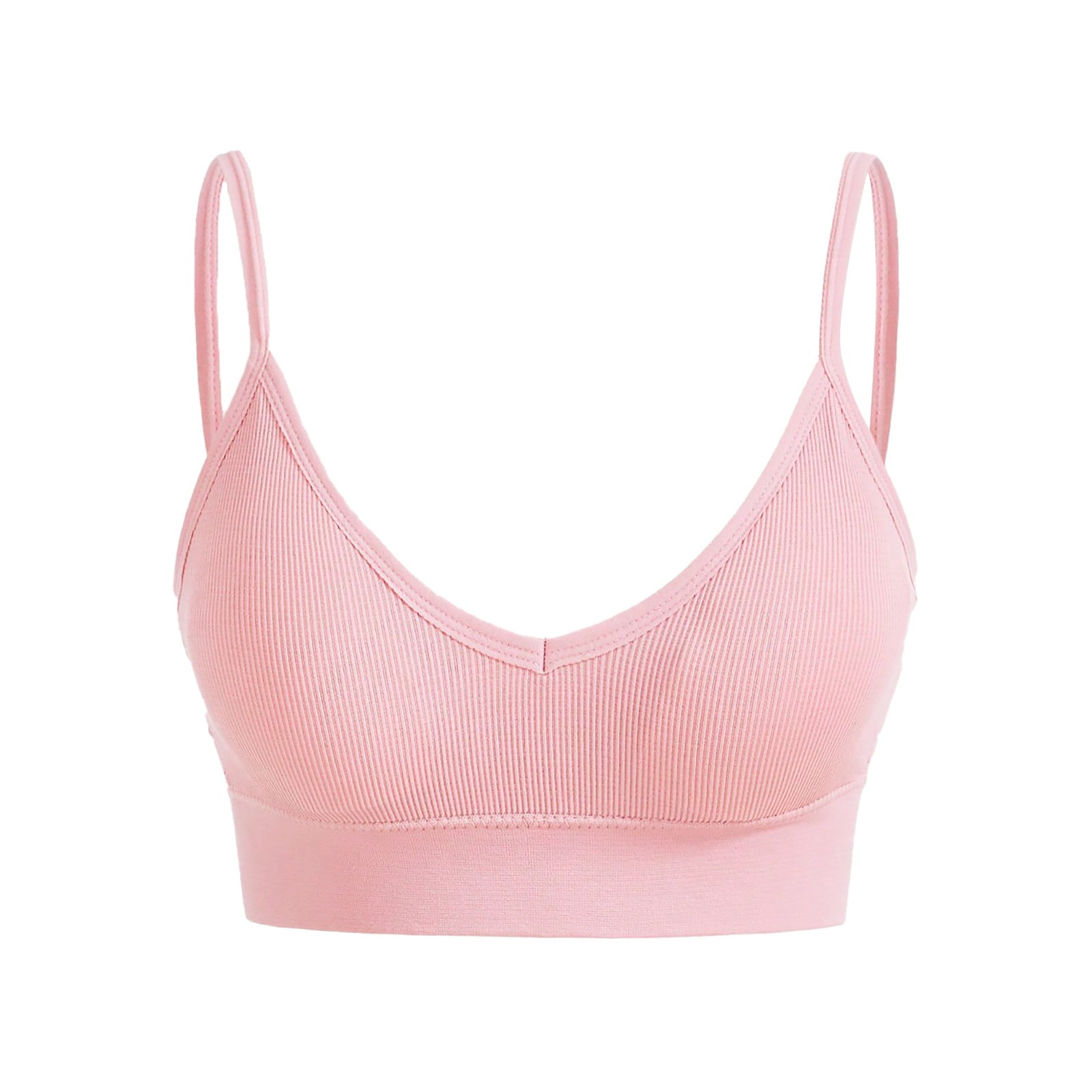 Prolriy Sport Bras for Women, Women's Solid Color Back Sports Bra ...