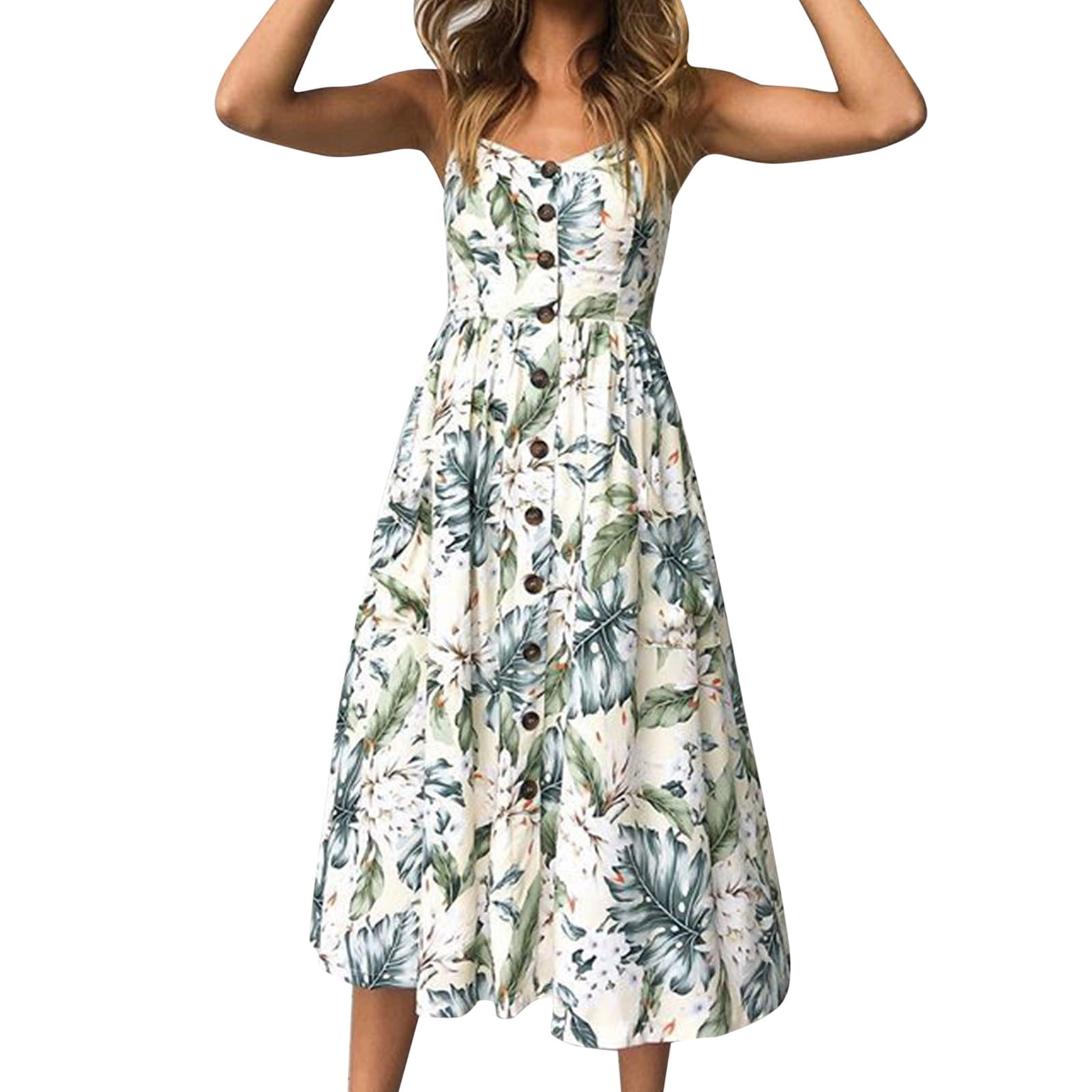 Prolriy Spring Summer Dresses For Women 2024 Boho Sundresses For Women
