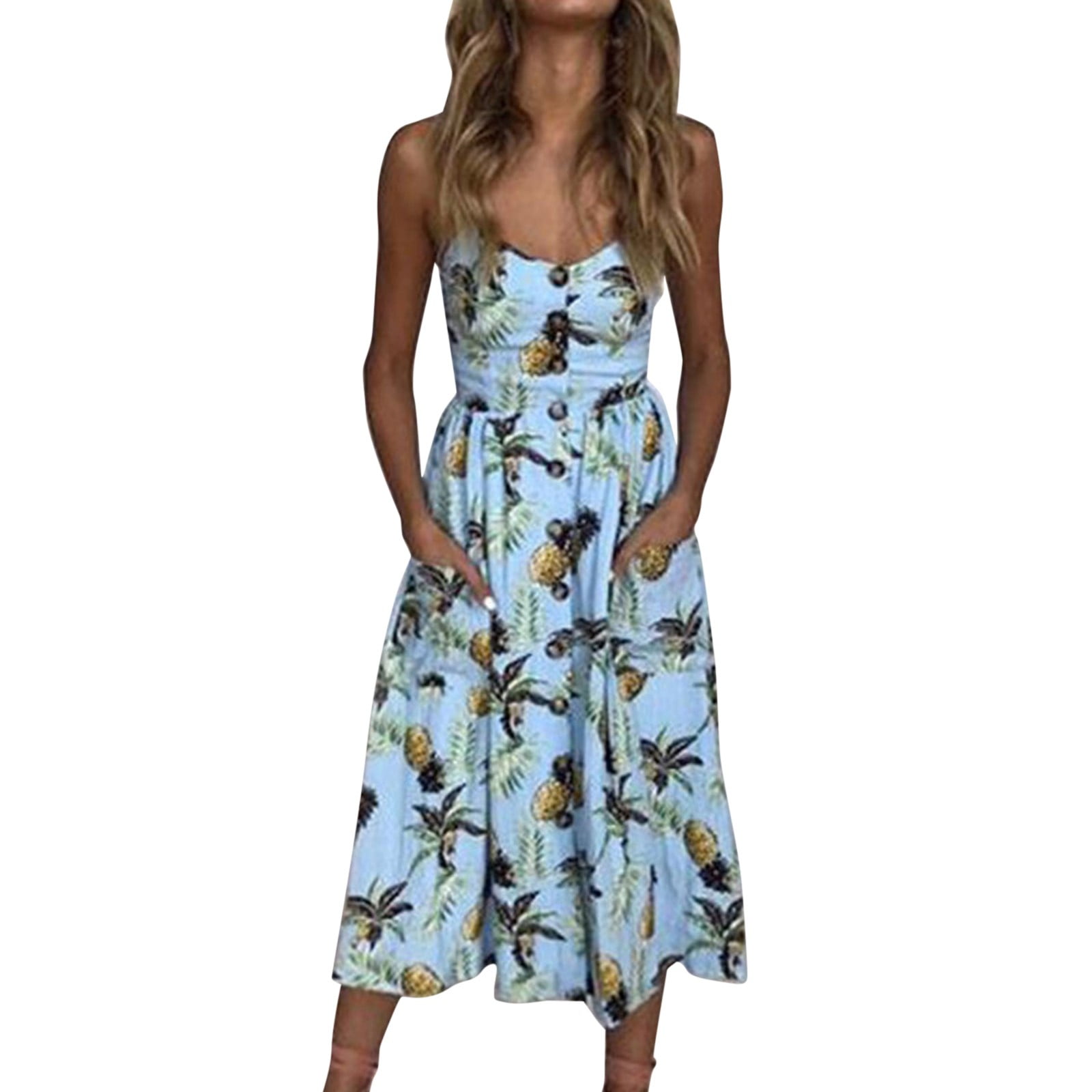 Prolriy Spring Summer Dresses For Women 2024 Boho Sundresses For Women