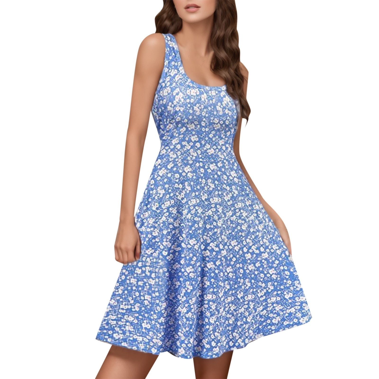 Prolriy Spring Summer Dresses For Women 2024 Summer Womens Sleeveless