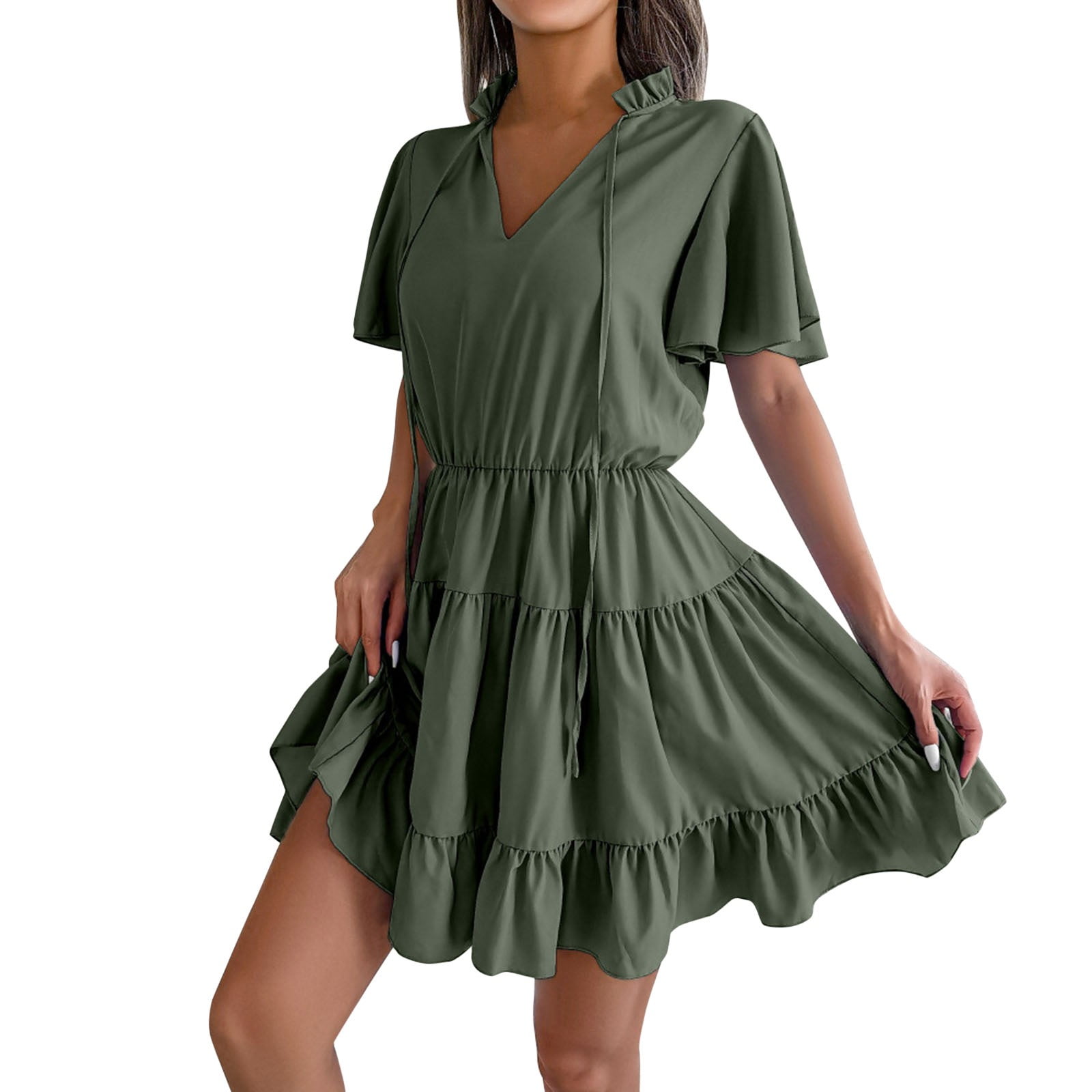 Prolriy Spring Summer Dresses For Women 2024 Womens Summer Swing Dress