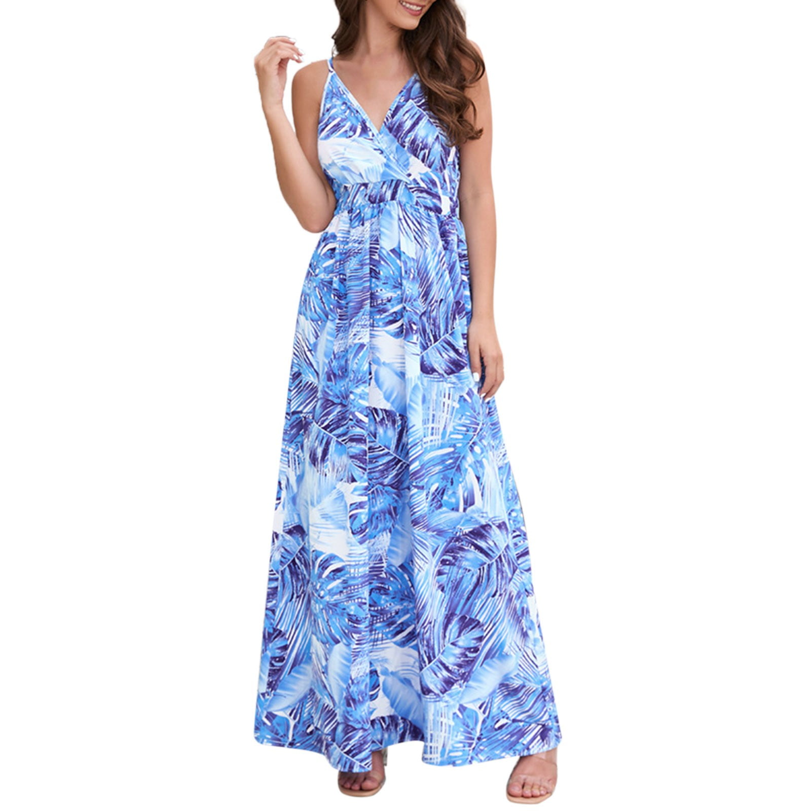 Prolriy Spring Summer Dresses For Women 2024 Womens Summer V Neck