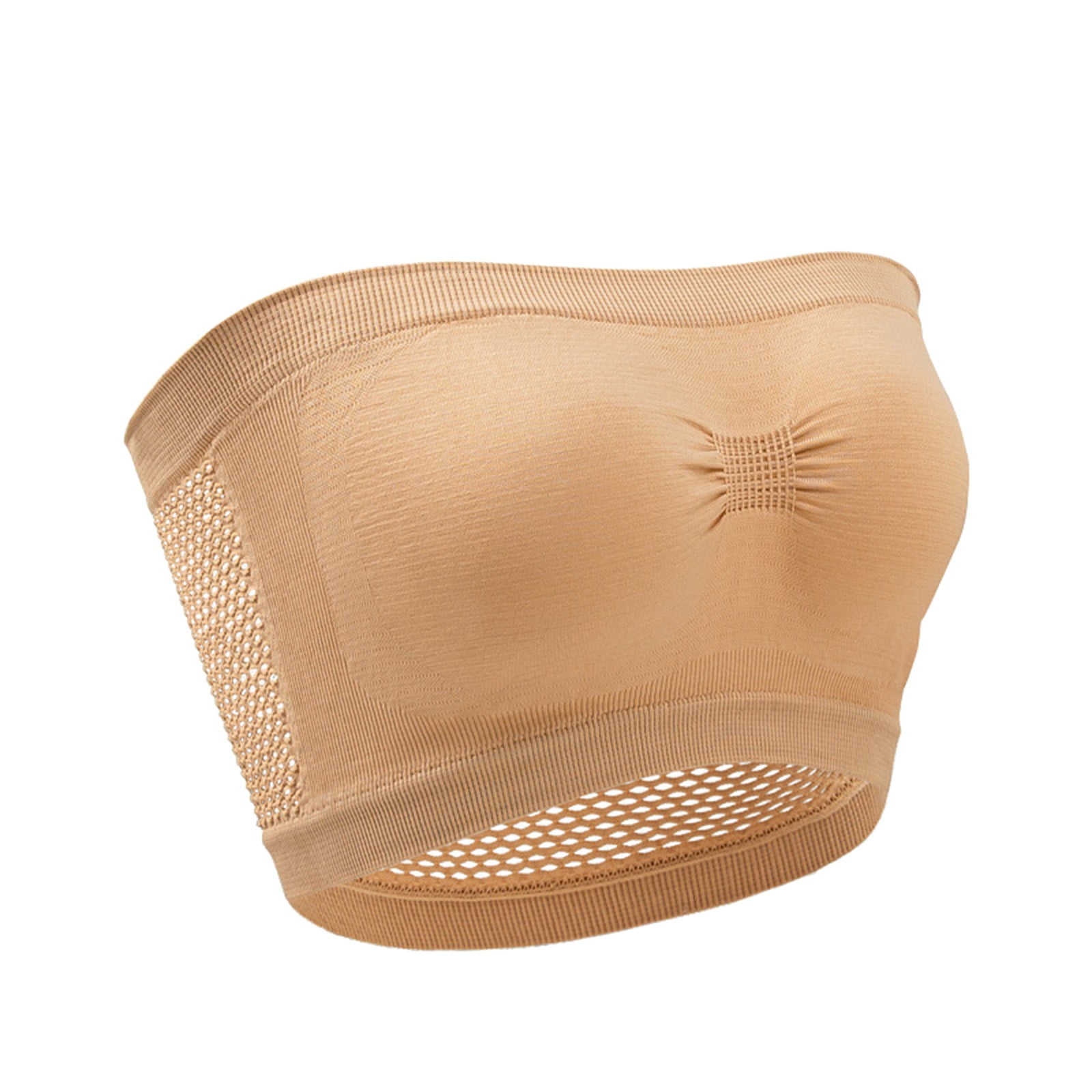 Prolriy Strapless Bras for Women Strapless Wrapped Chest Beautiful Back ...