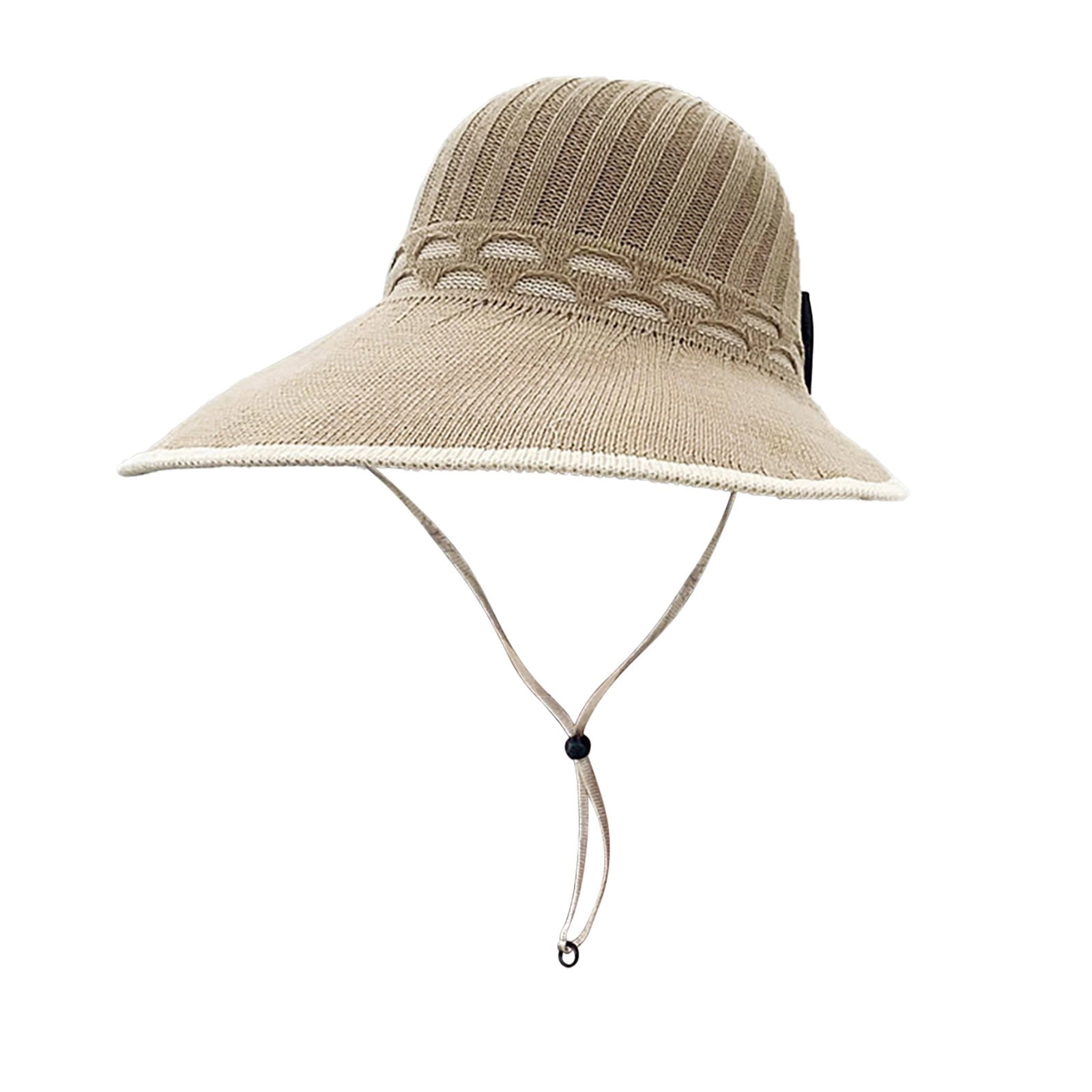 Prolriy Sun Hats for Women Brimmed Empty Top Hat for Female Outdoor Sun ...