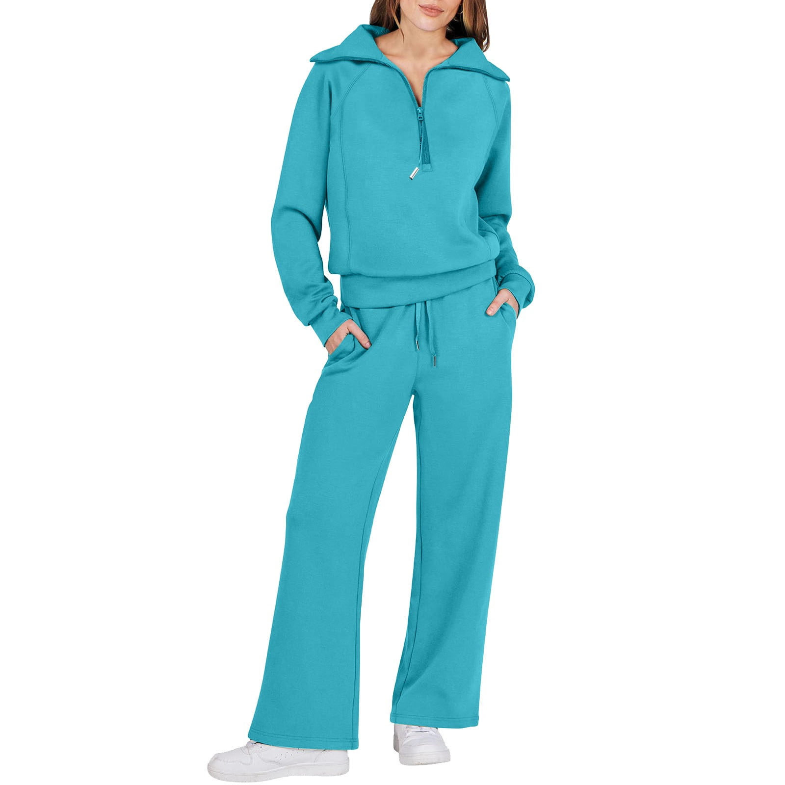 Prolriy Sweatsuits Women 2 Piece Outfit Women Two Outfits Sweatsuit Set ...