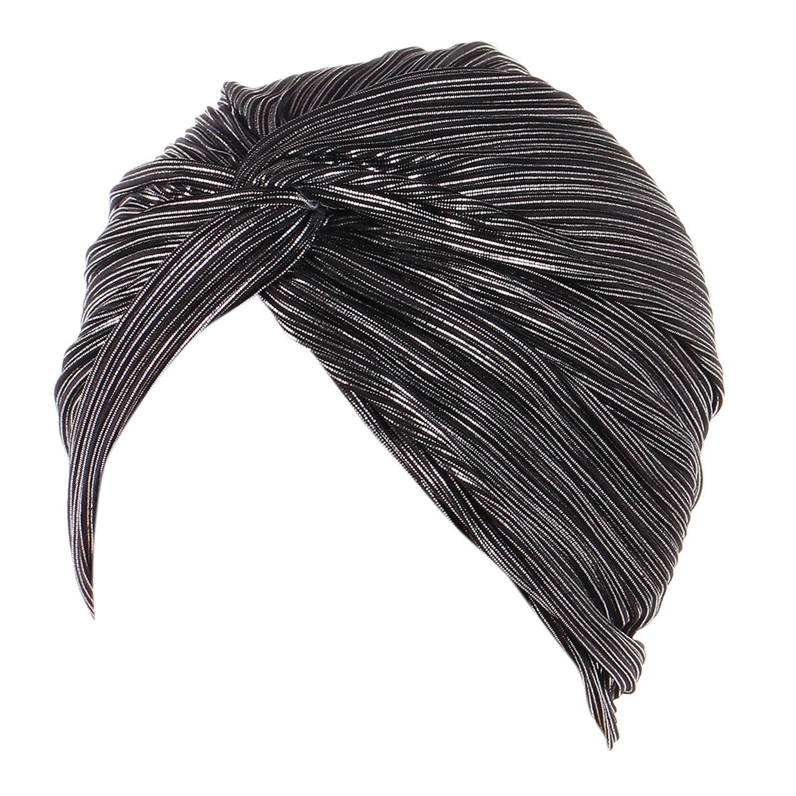 Prolriy Turbans for Women Braid Cap Ethnic Silver Head Turban Cap Cover ...