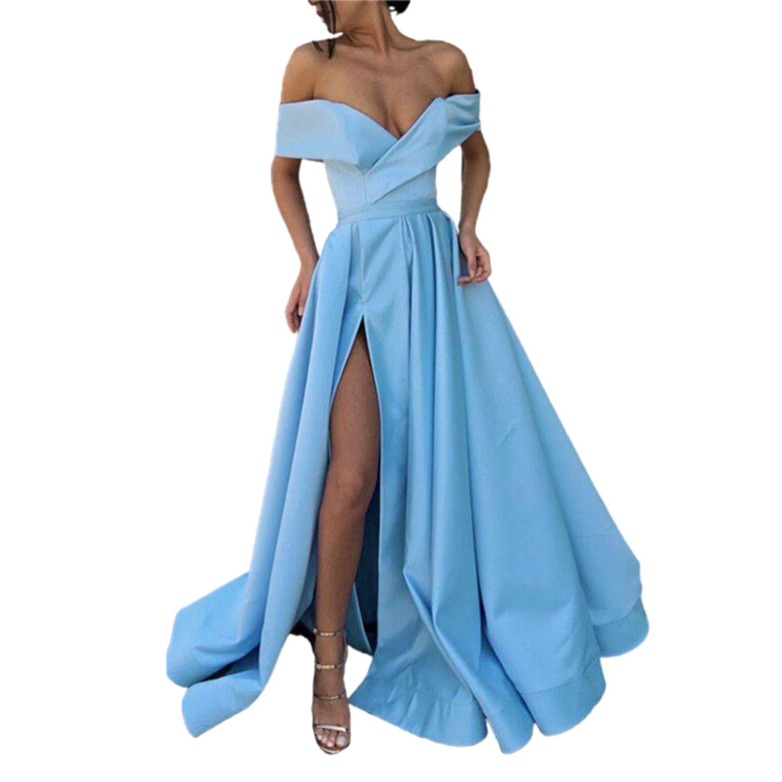 Prolriy Wedding Guest Dresses for Women Long Cocktail Dress Women's ...