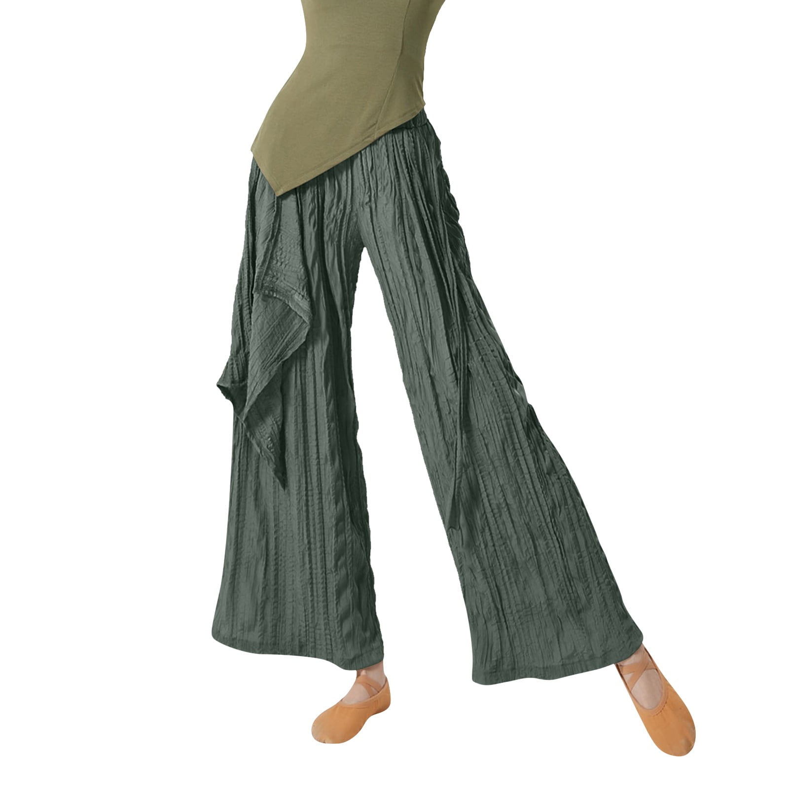 Prolriy Wide Leg Pants Woman Ballet Modern Dance Pants Classical Dance ...