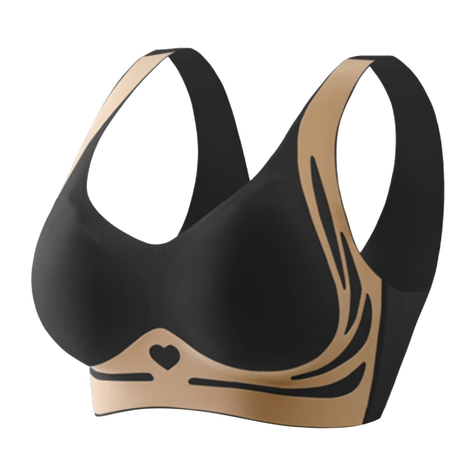 Prolriy Womens Bras Fitting Bra Wireless Bra Bra Fitting Anti Sagging ...