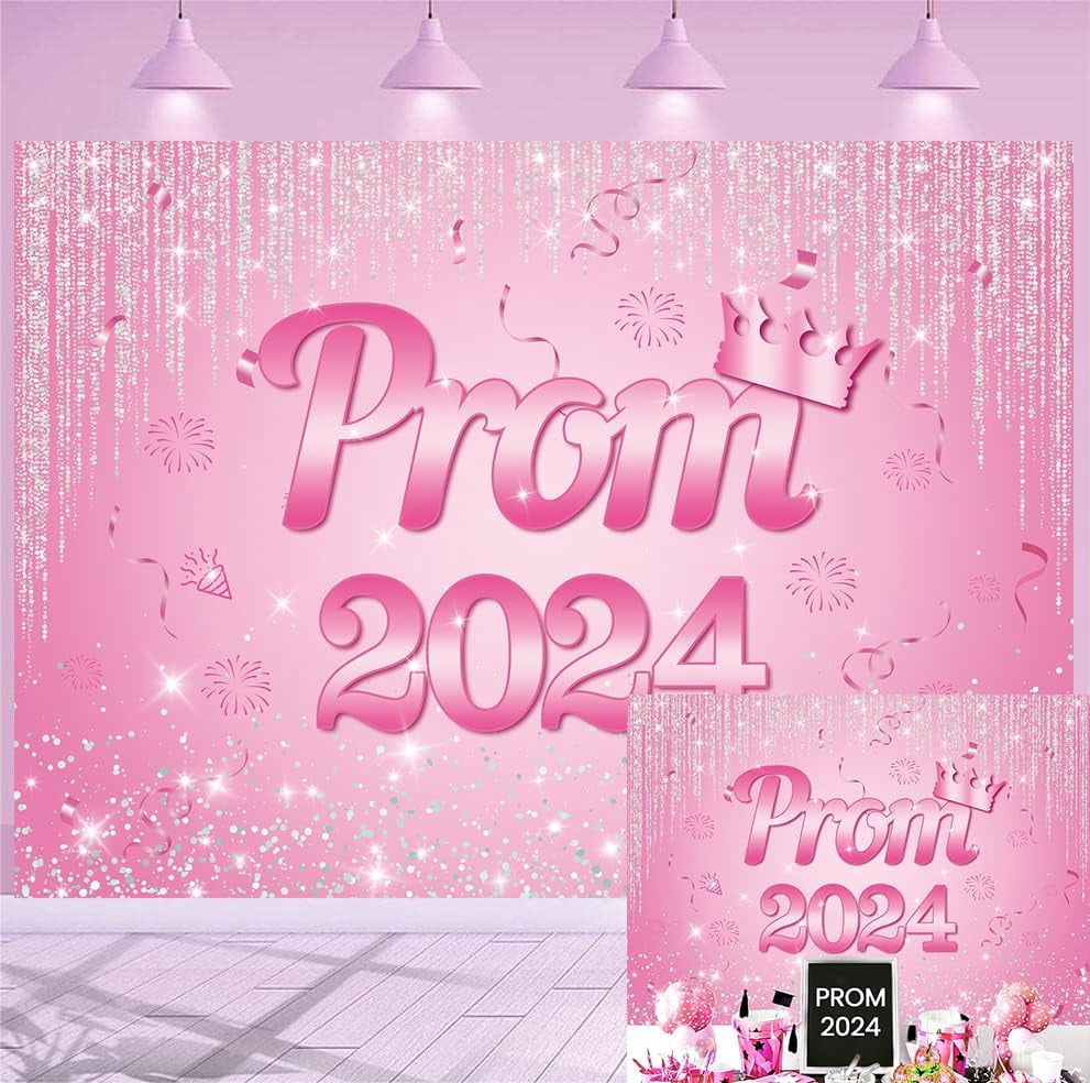 Prom 2024 Graduation Backdrop Class of 2024 Congratulations Grad Party ...