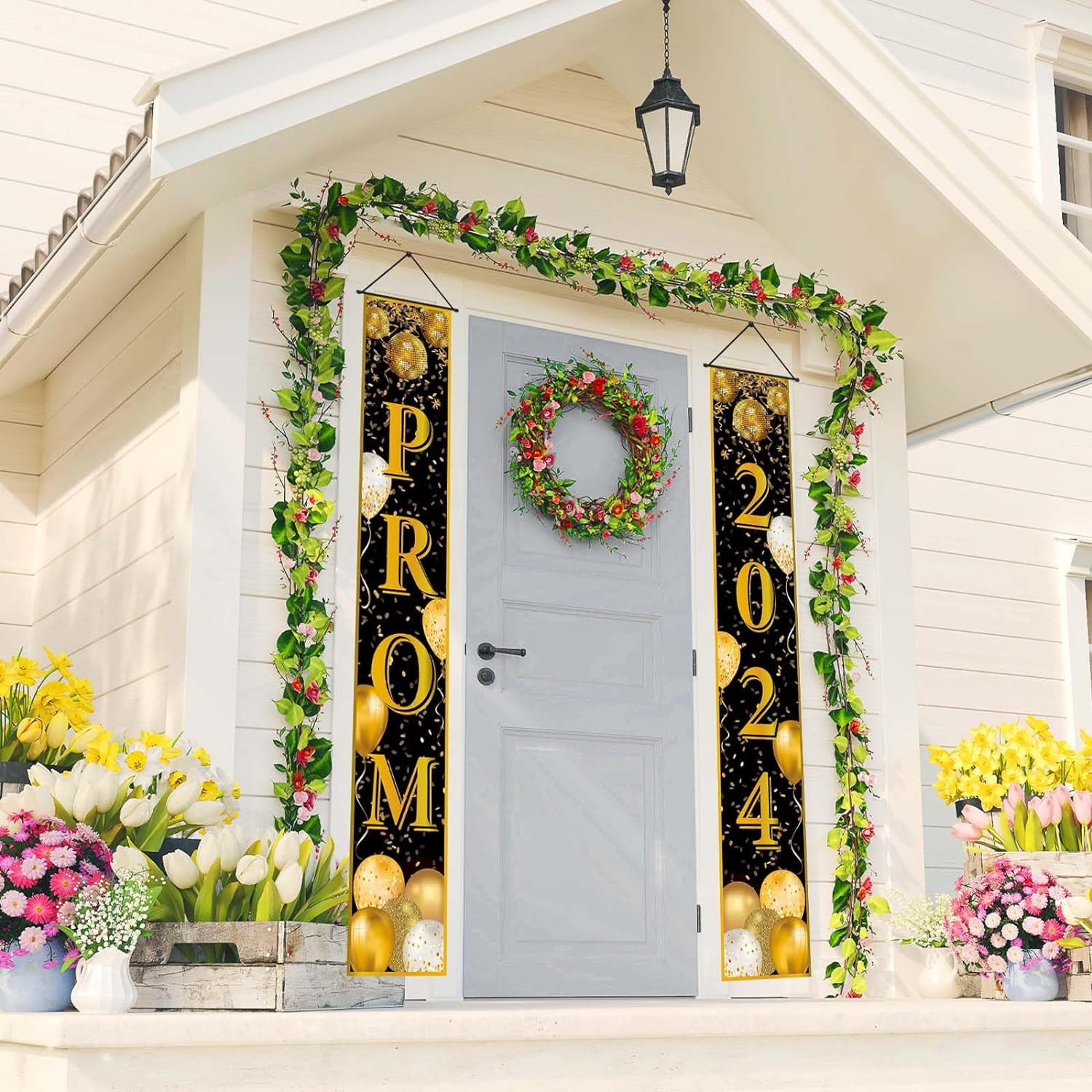 Prom 2024 Porch Banner Graduation Prom Party Front Door Sign Wall ...