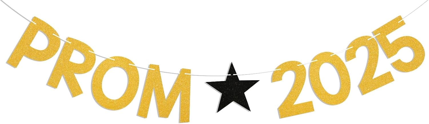 Prom 2025 Banner - Prom Night Sign, Congrats Grad, Class of 2025 Party ...