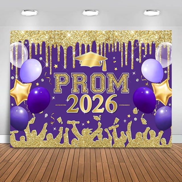 Prom 2026 Graduations Backdrop Class of 2026 Congratulate Graduation ...