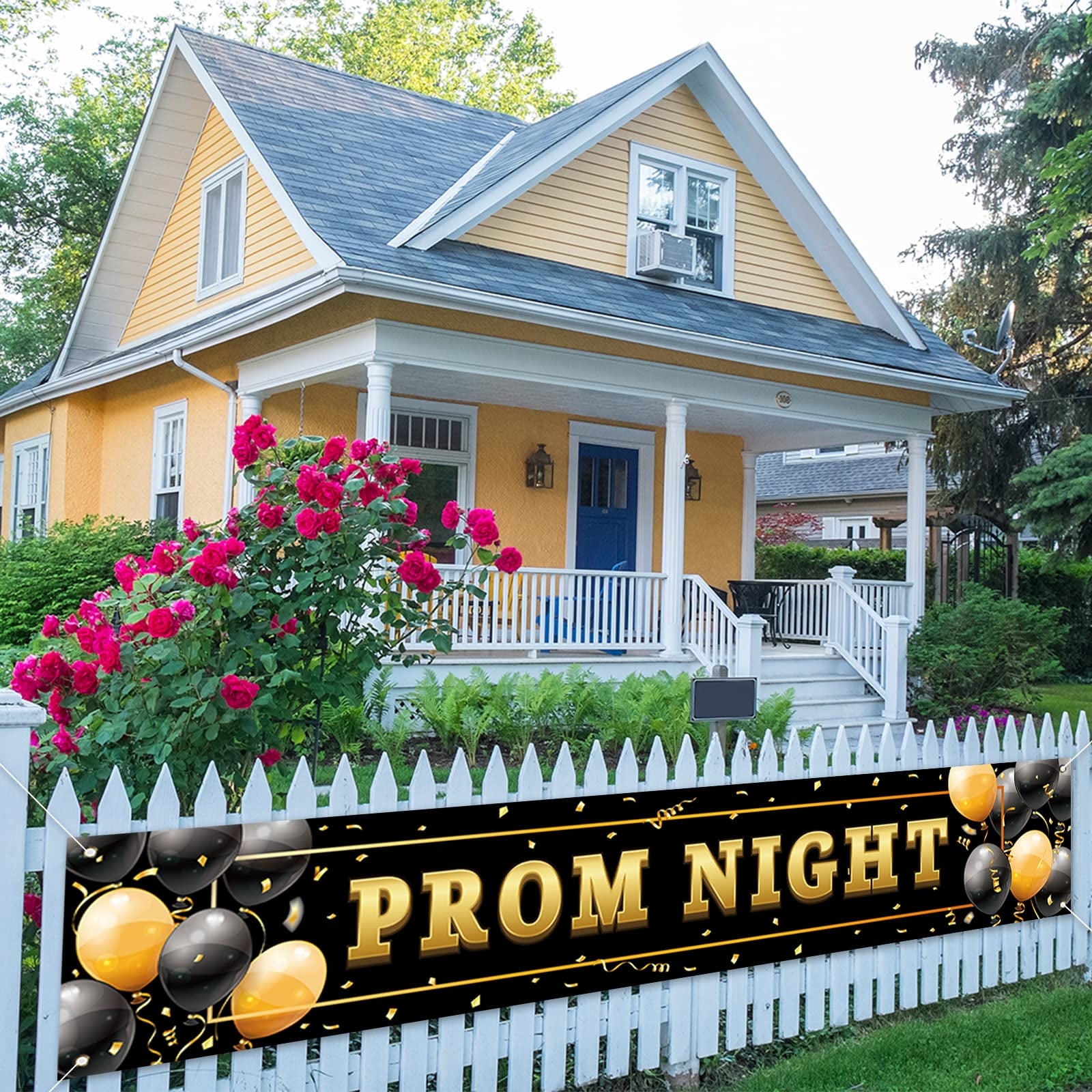 Prom Banners rations Dance The Night Away Banner for High School ...