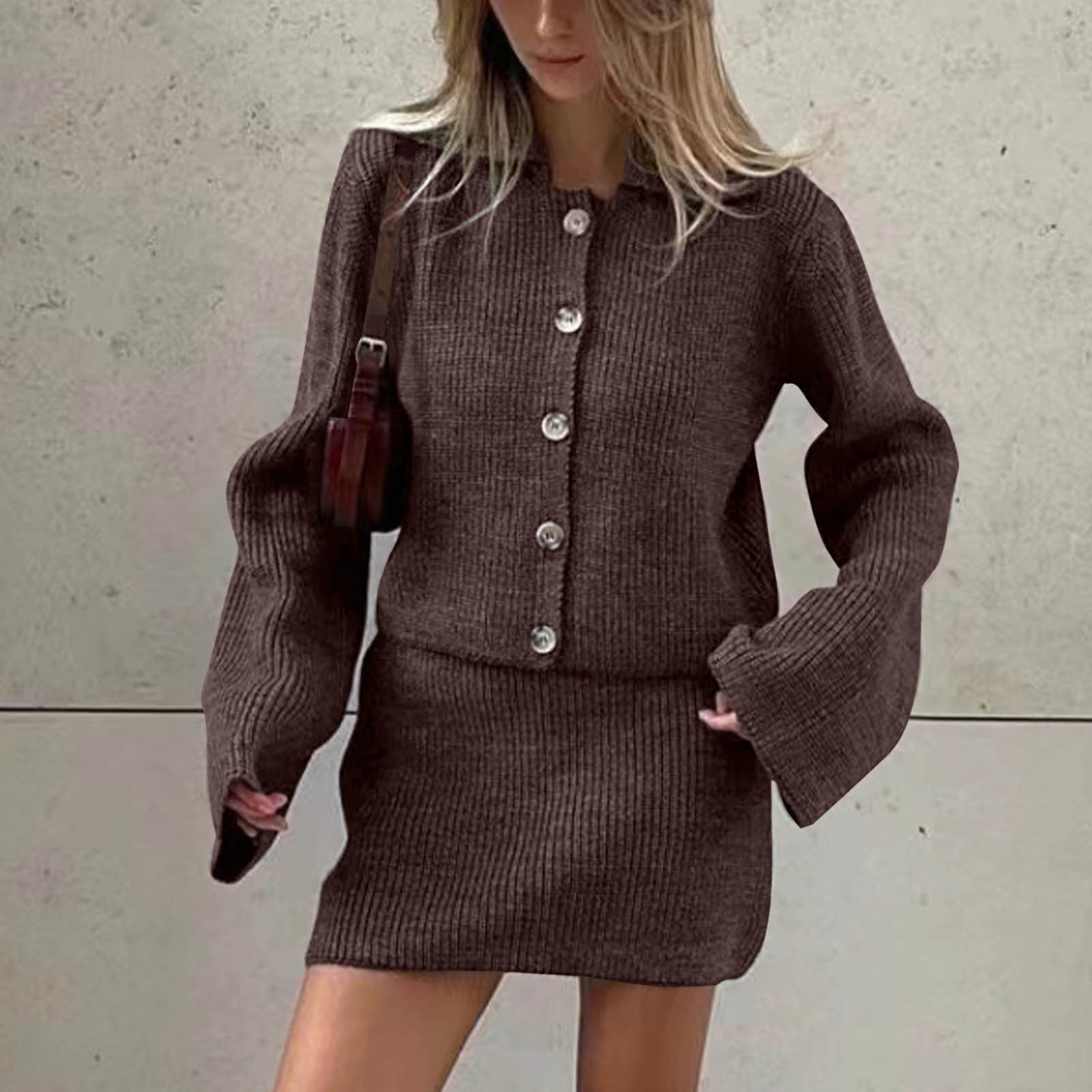 Prom Dresses 2025,Vestido de poliéster para mujer Tie Buckle Skirt Set ...