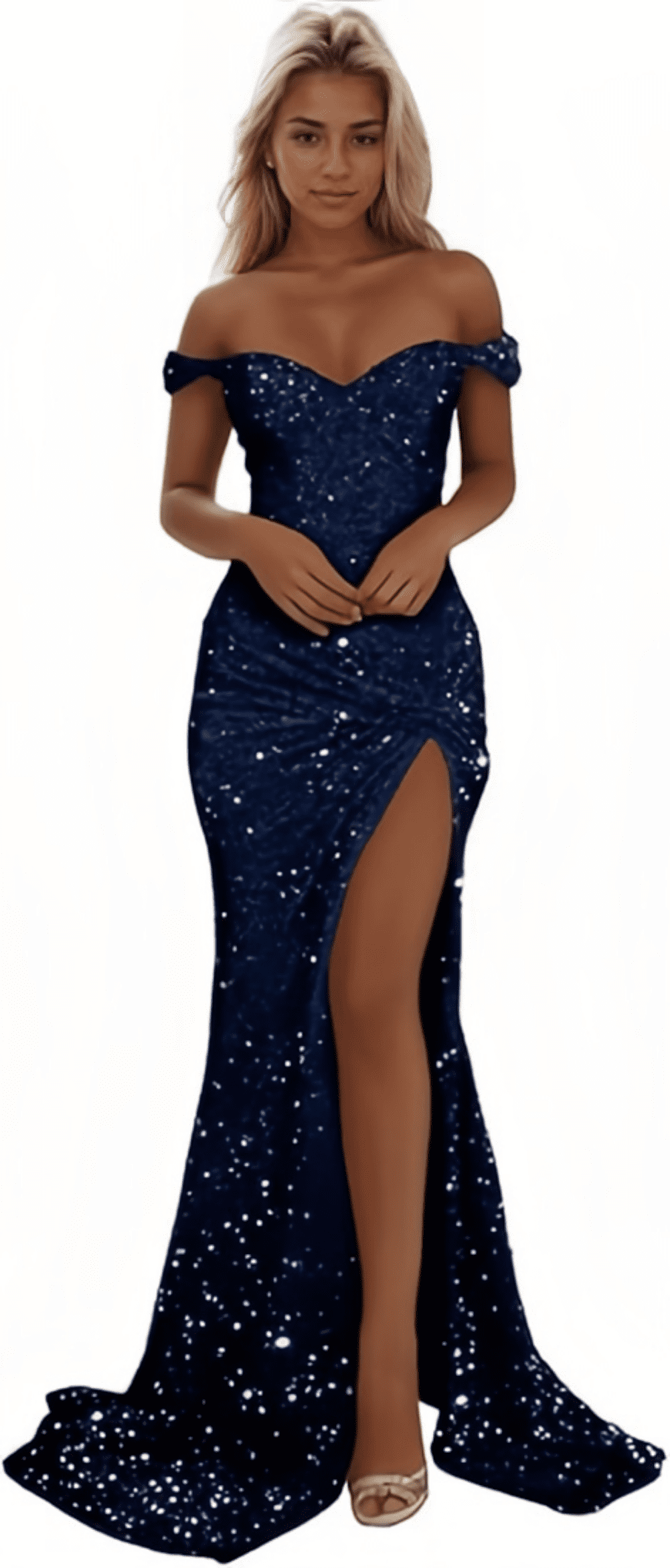 Prom Dresses for Women Long Bodycon Off Shoulder Formal Evening Party ...
