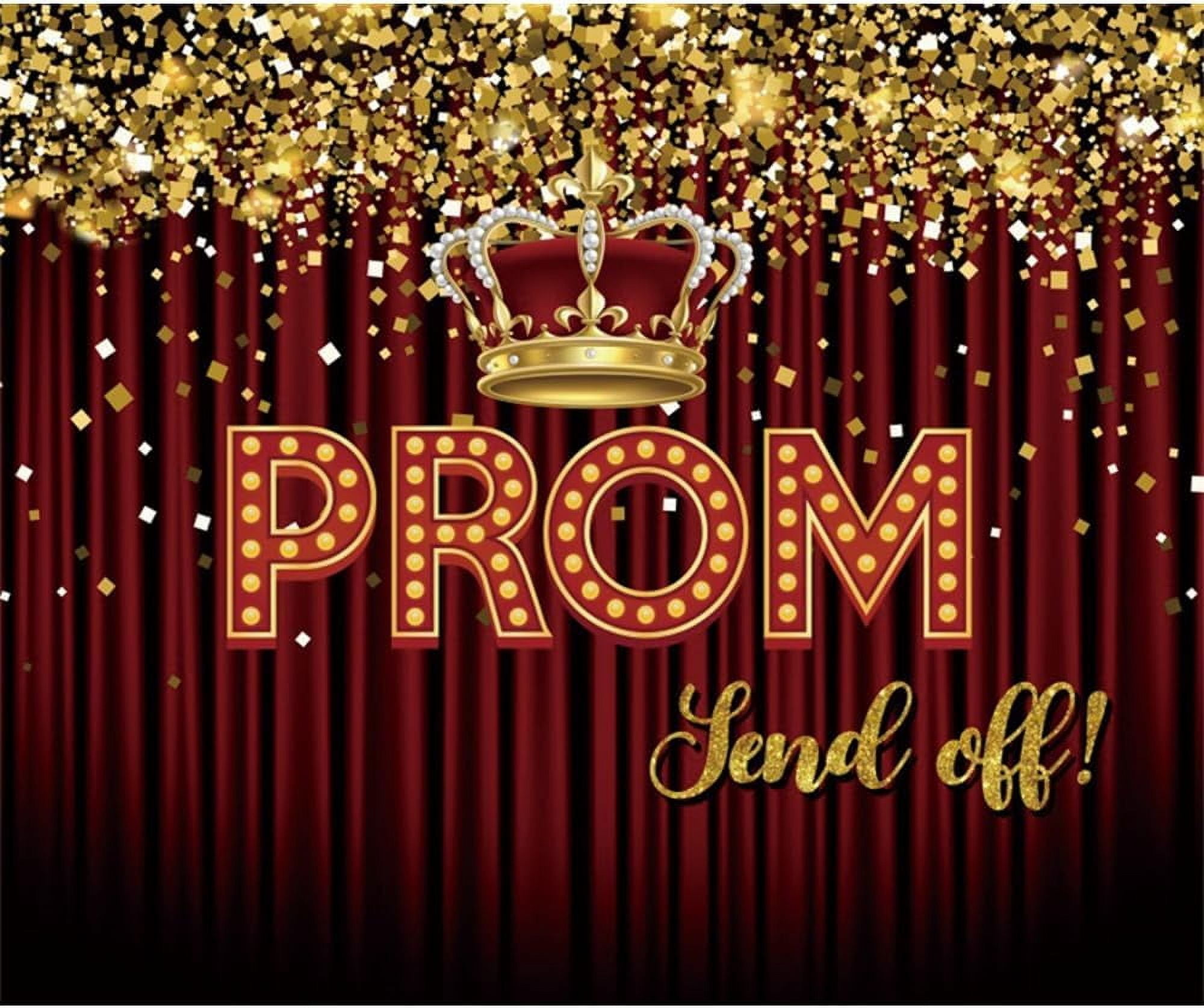 Prom Night Backdrop Graduation Prom Send Off 2025 Congrats Grad ...