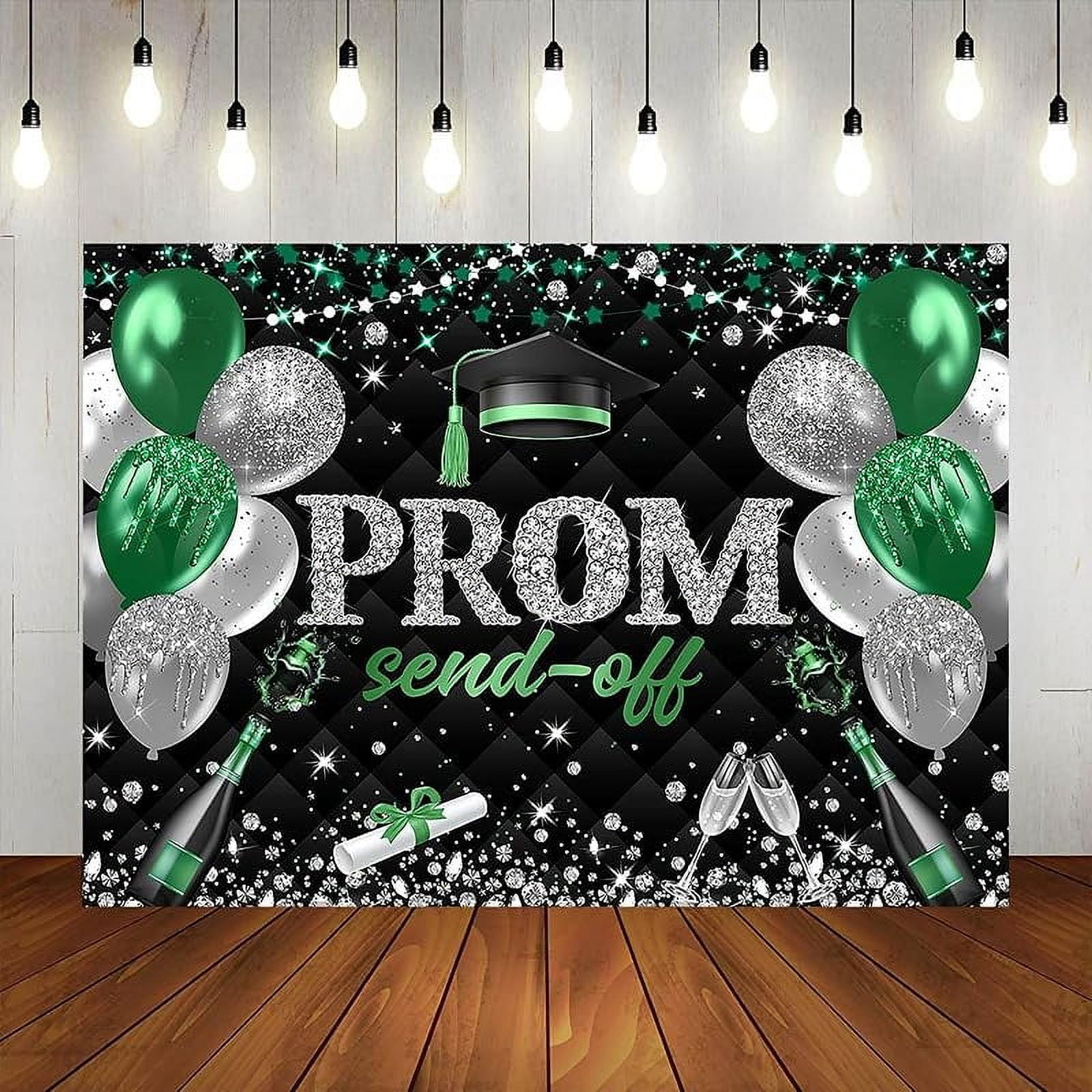 Prom Send Off 2025 Graduation Backdrop Red and Black Class of 2025 Prom ...