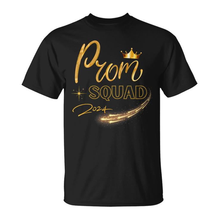 Prom Squad Graduate Class Of 2024 Party Matching Group T-Shirt, Fun ...