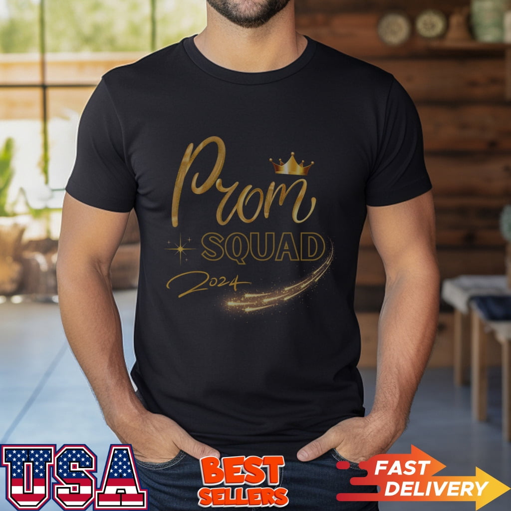 Prom Squad Graduate Class Of 2024 Party Matching Group T-Shirt ...