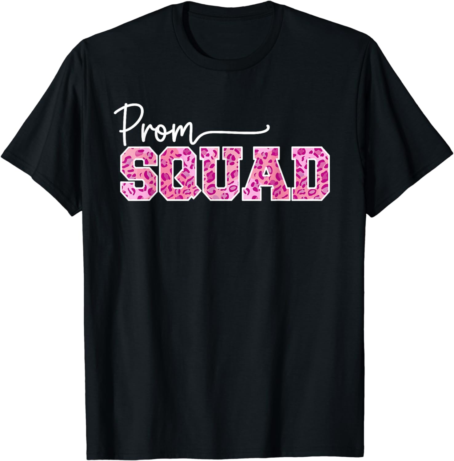 Prom Squad Prom Graduation Class of 2024 Leopard Matching T-Shirt ...