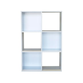 White 6 Cube Bookcase