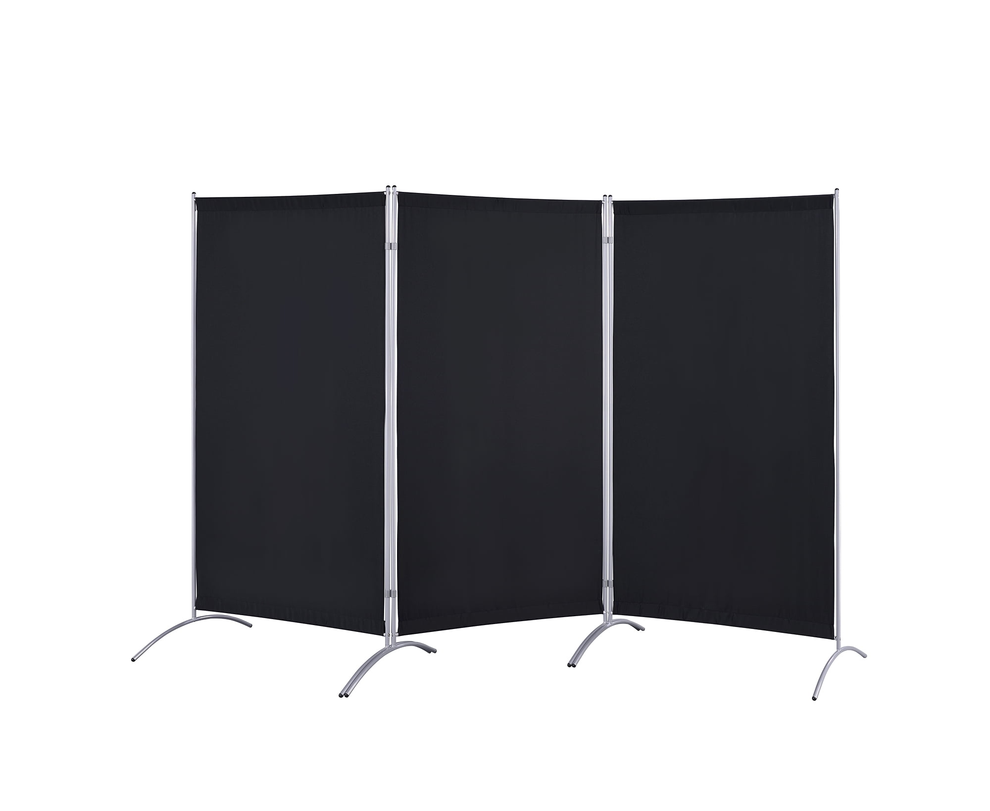 Proman Products Galaxy Indoor 3 Panel Room Divider, 71" Tall, Black ...