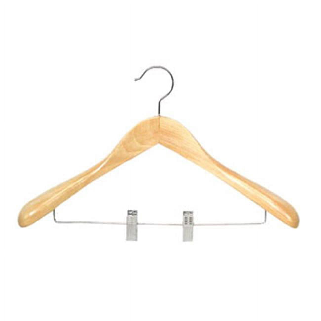 Proman TRD8833 Taurus Suit Hanger with Clips - 12 hangers - Walmart.com