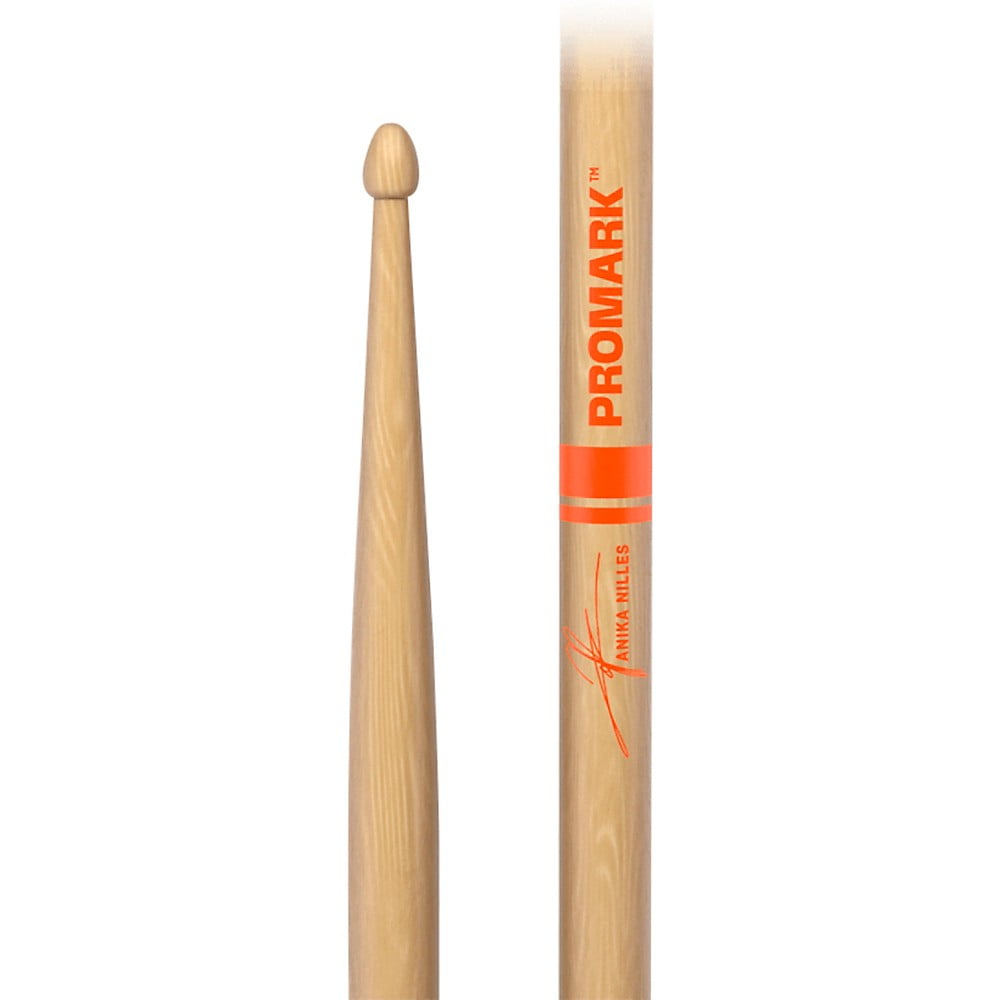 ProMark Anika Nilles 7A Hickory Drumsticks, Wood Tip - Walmart.com