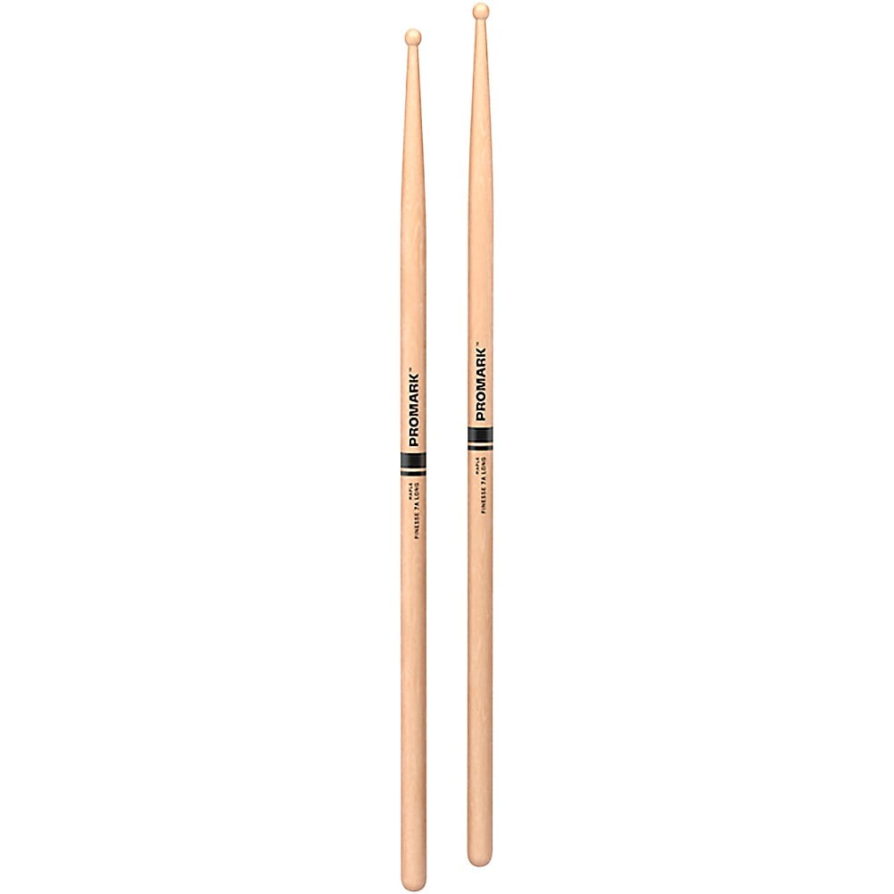 Promark Finesse Maple Long Round Tip Drum Stick 7A Wood - Walmart.com