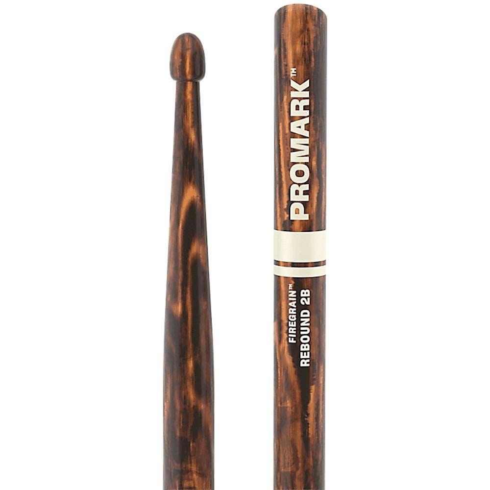 Promark Rebound FireGrain Acorn Tip Drum Stick 2B - Walmart.com