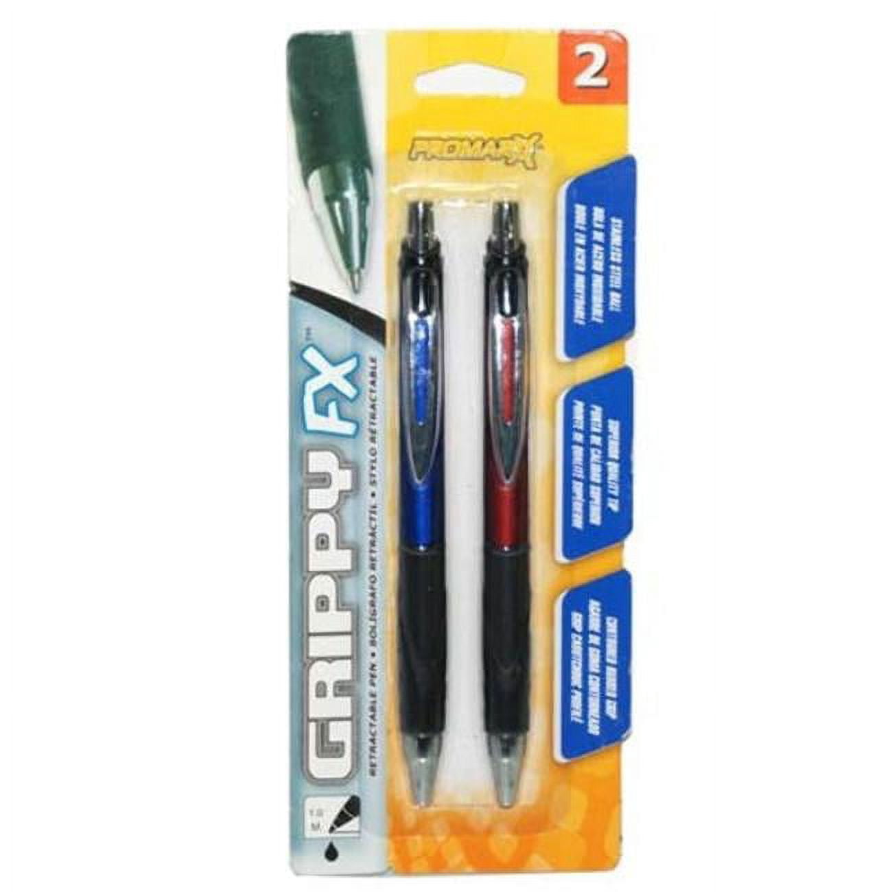 Promarx 2324238 Grippy FX Retractable Pens - 2 Count - Case of 48 ...