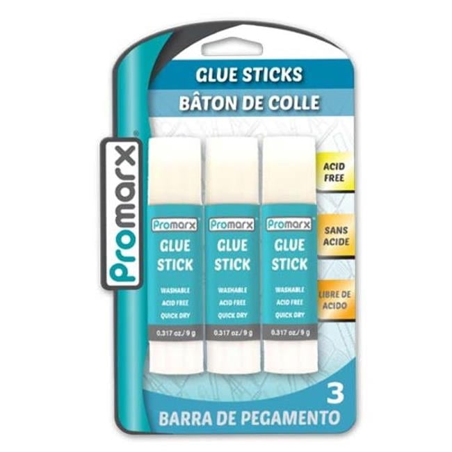 Promarx Small Glue Stick - 3 Count - Case of 48 - Walmart.com