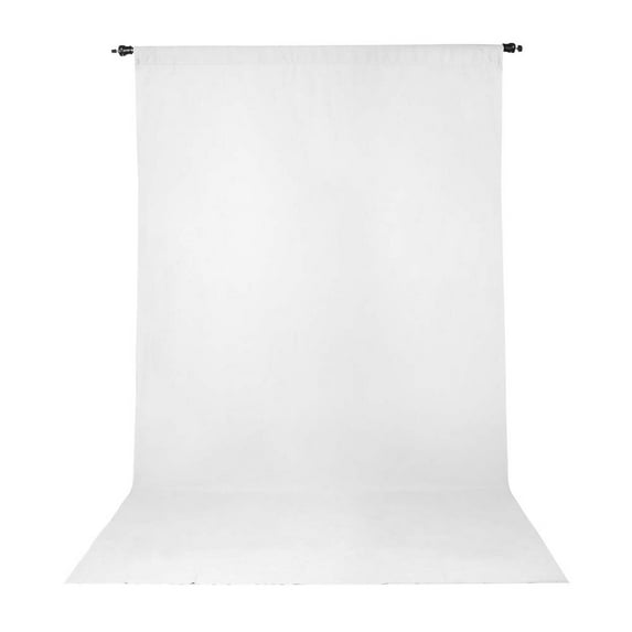 Promaster 2981 10'x20' White Wrinkle Resistant Backdrop - Walmart.com