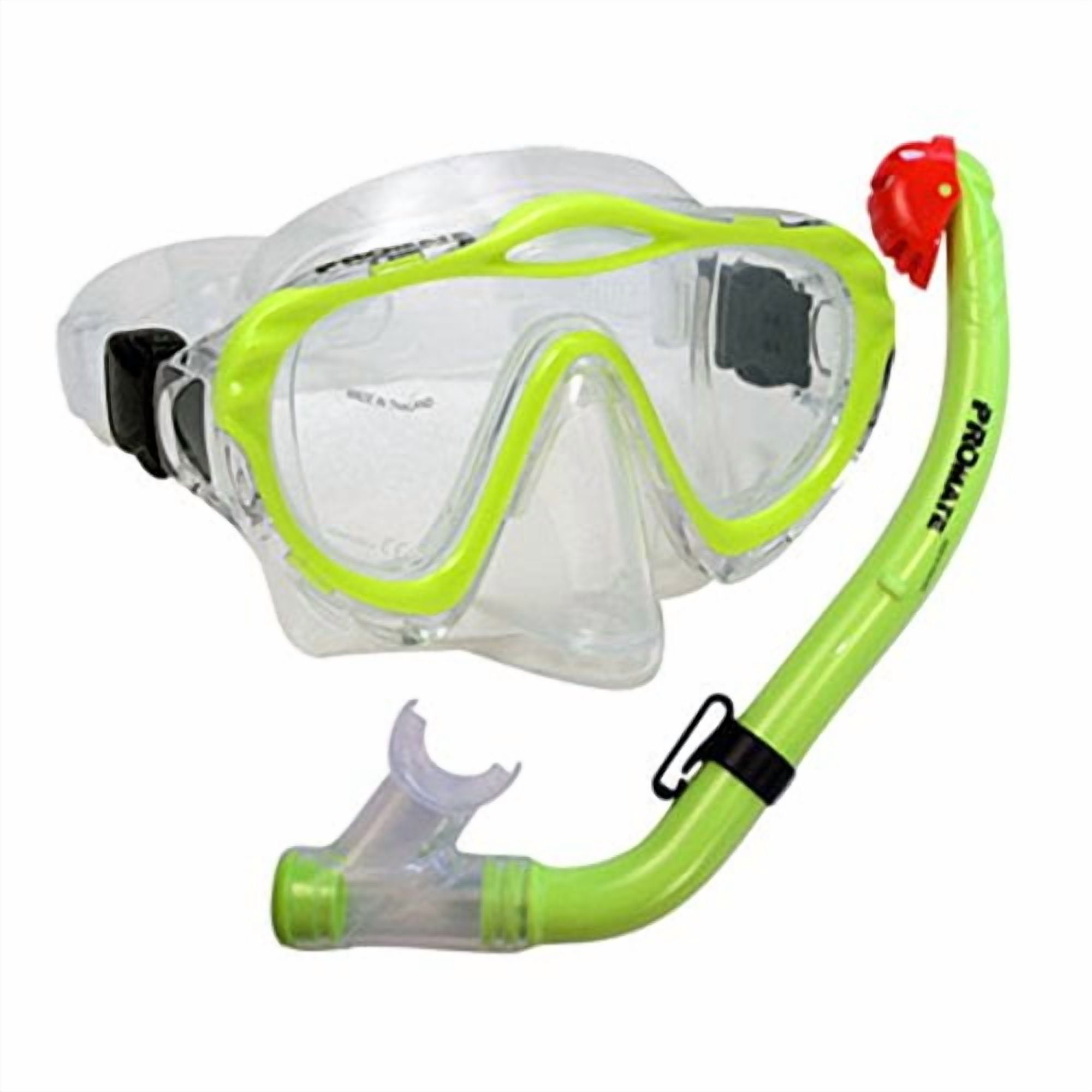 Promate Junior Snorkeling Scuba Diving Purge Mask Dry Snorkel Set for ...
