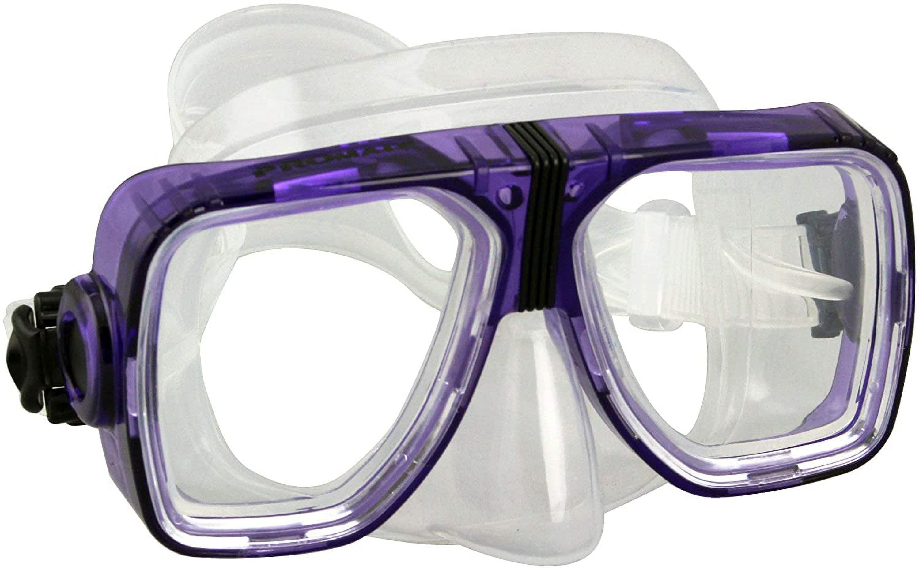 Promate Scope Prescription Scuba Diving Snorkeling Mask with ...