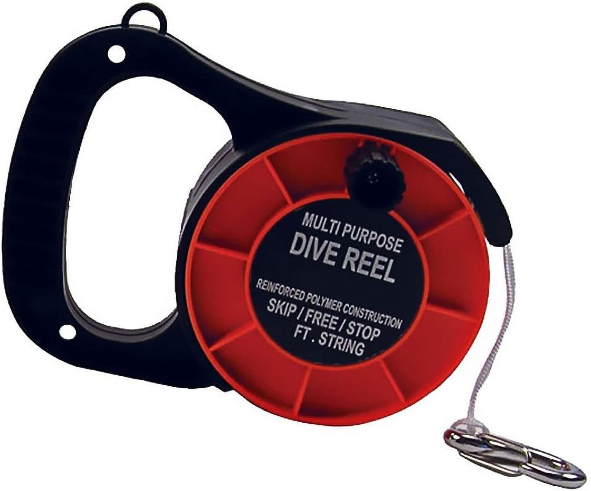 Promate Scuba Diving Reel Line and Spool with Plastic Handle, 290 ft ...