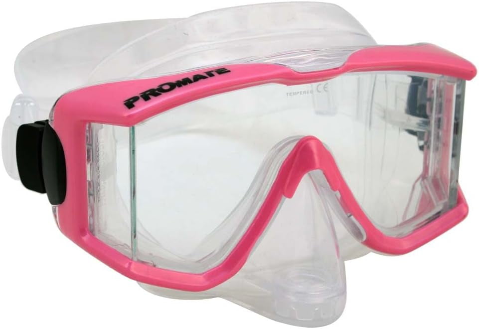 Promate Side-View Edgeless Scuba Diving Snorkeling Purge Mask - Walmart.com